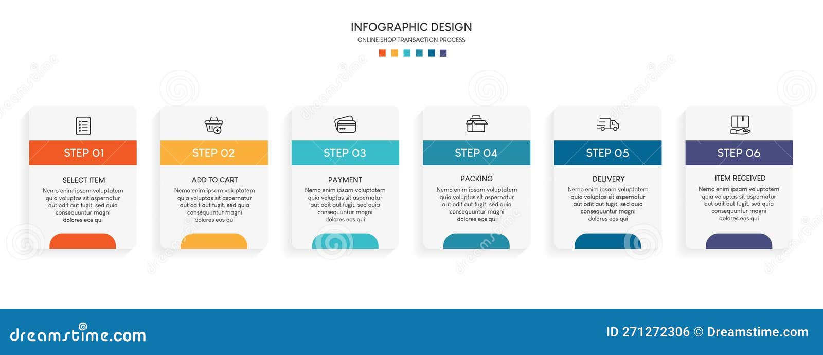 Steps Business Data Visualization Timeline Process Infographic Template ...