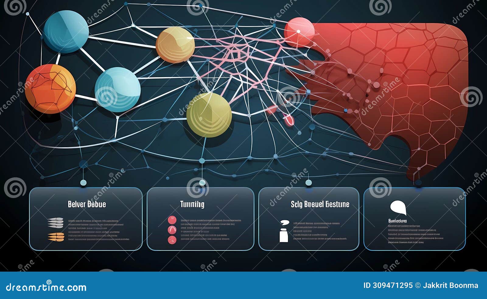 Infographic Design Template with World Map and Icons, Generative AI ...