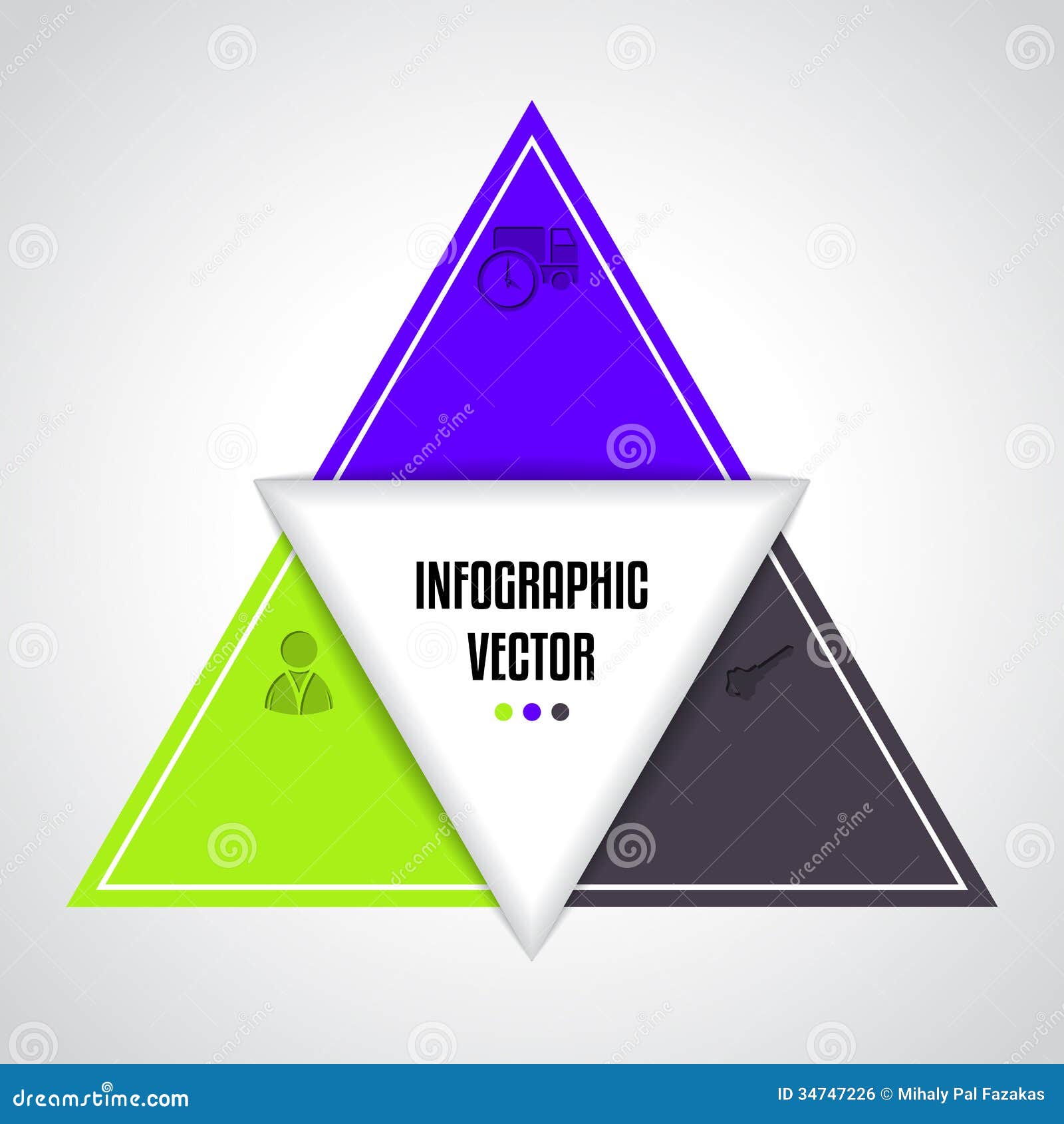 Infographic Design with Various Icons and Description Stock Vector ...