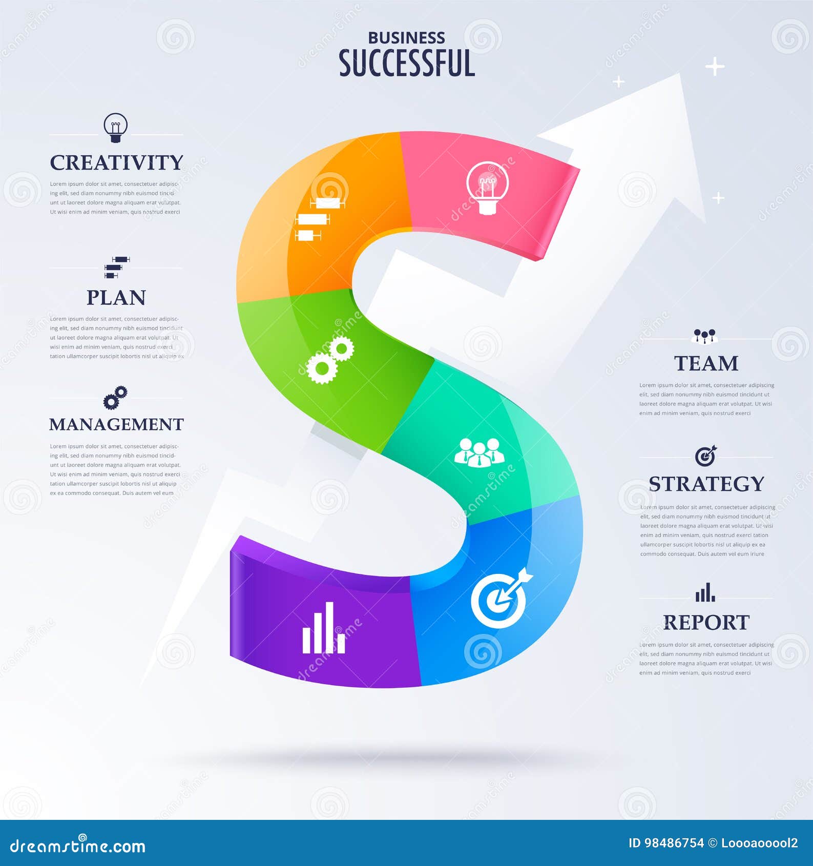 Infographic Diagram 4 Choice Label Line. Vector Illustration. Stock ...