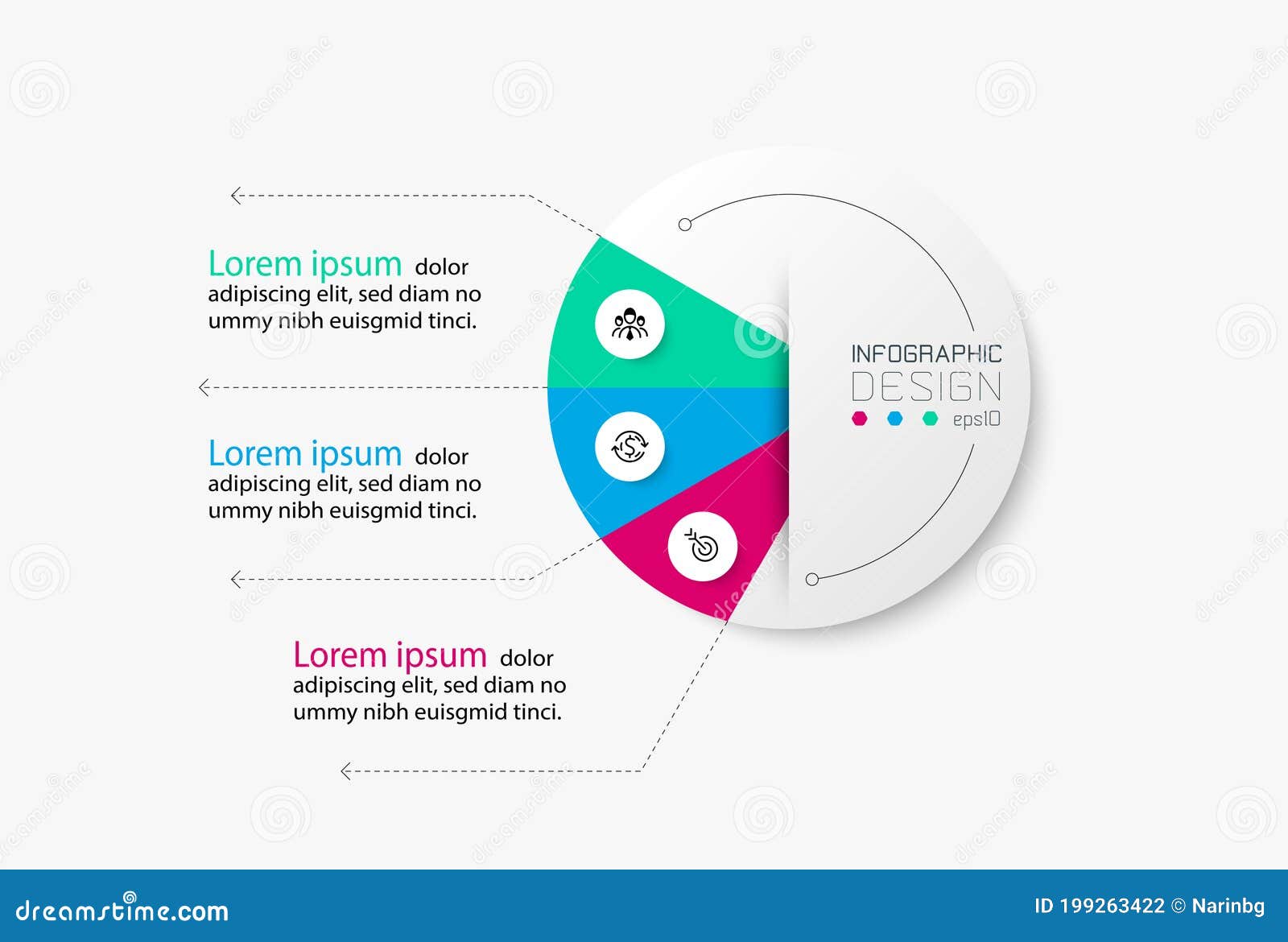 Diagram Circle Design Systematic Display of Results, Explanations, and ...