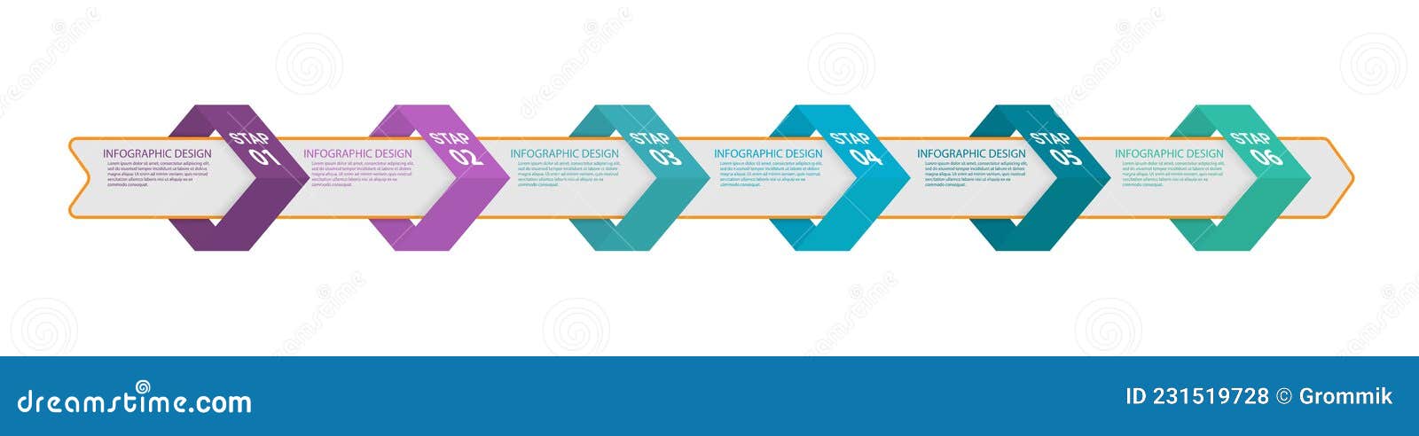 Infographic Diagram of the Process. 6 Steps of Options To Achieve ...