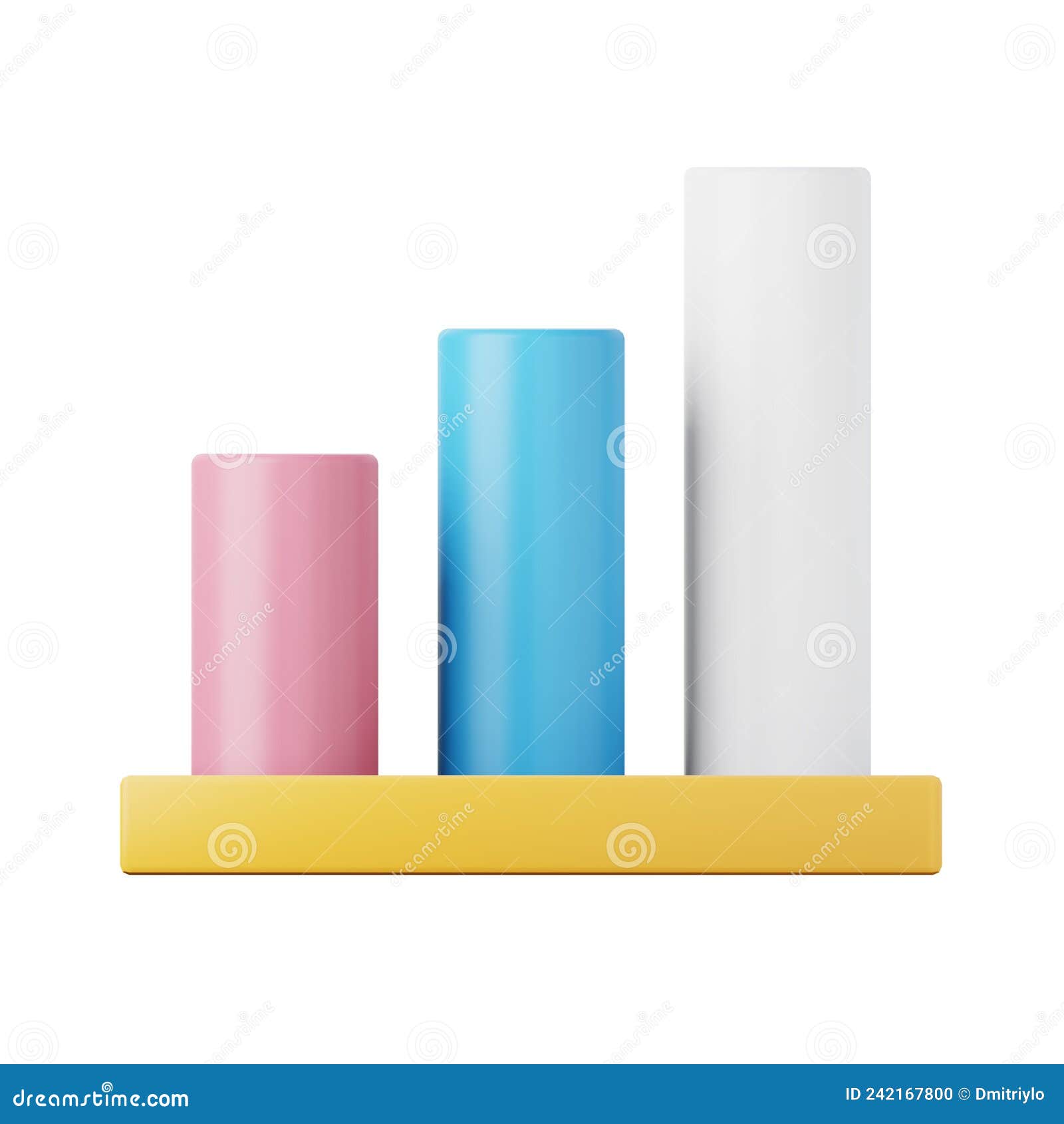 Infographic Diagram Stack High Quality 3D Render Illustration Icon ...