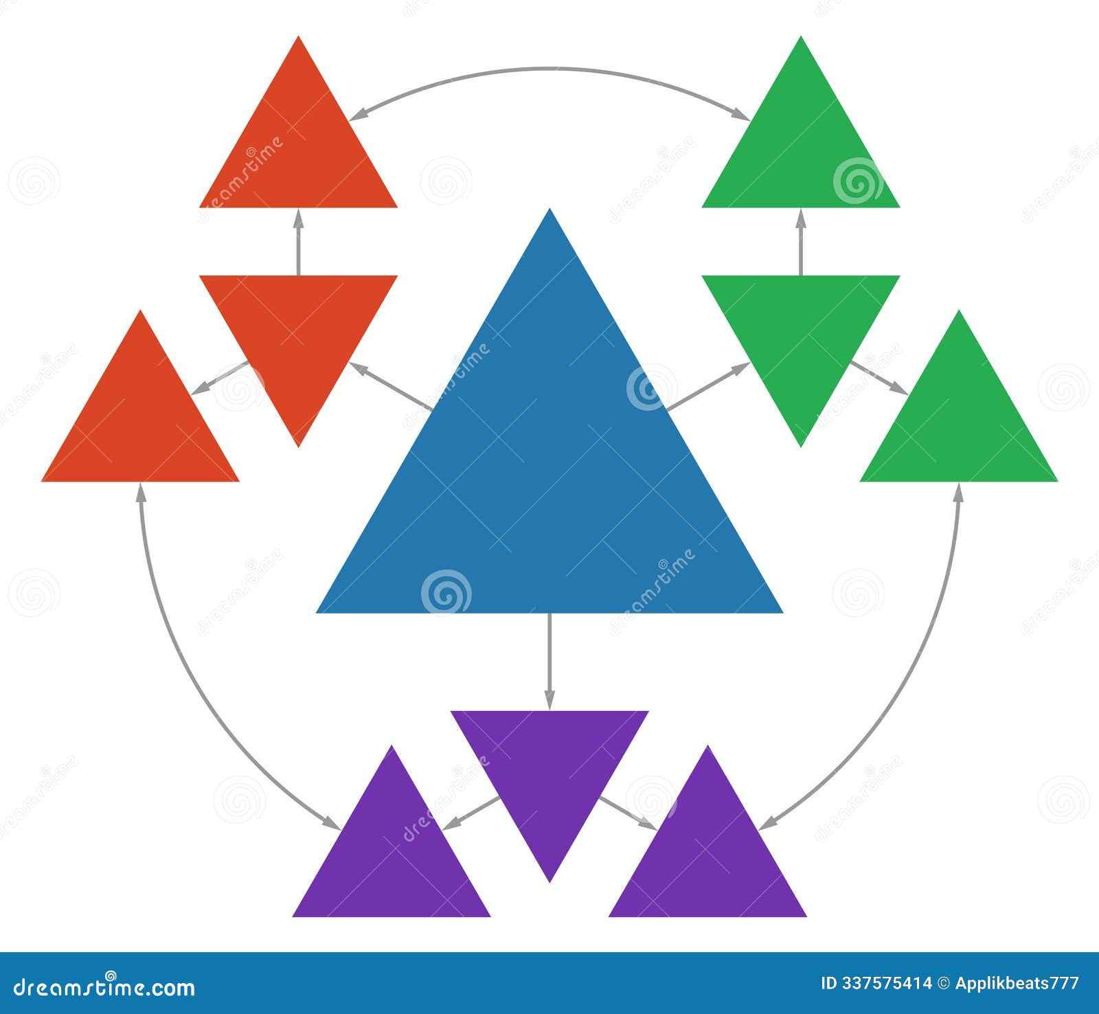 Infographic Diagram Template. Connection Chart. Process Step Vector ...