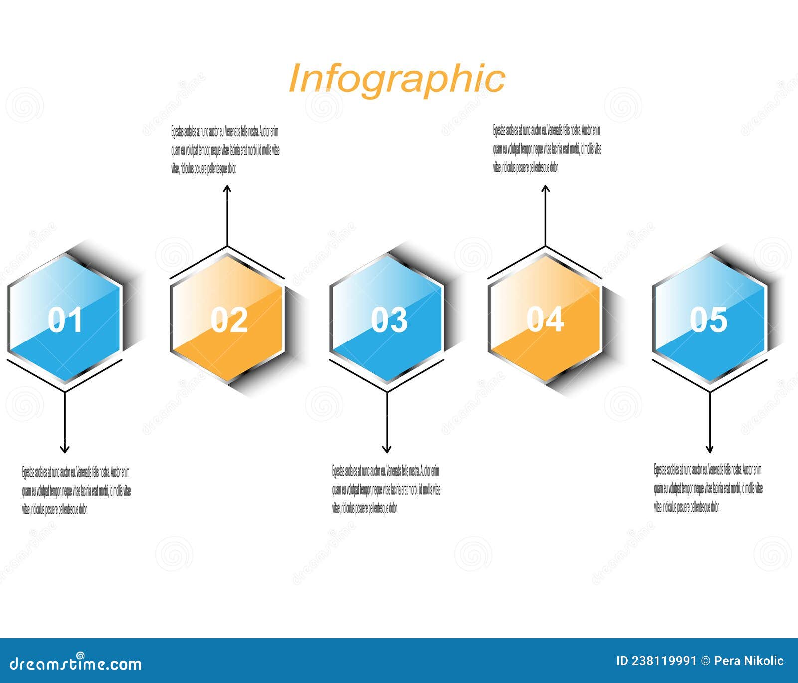 Infographic Display, Idea To Ranked and Statistics. Stock Vector ...