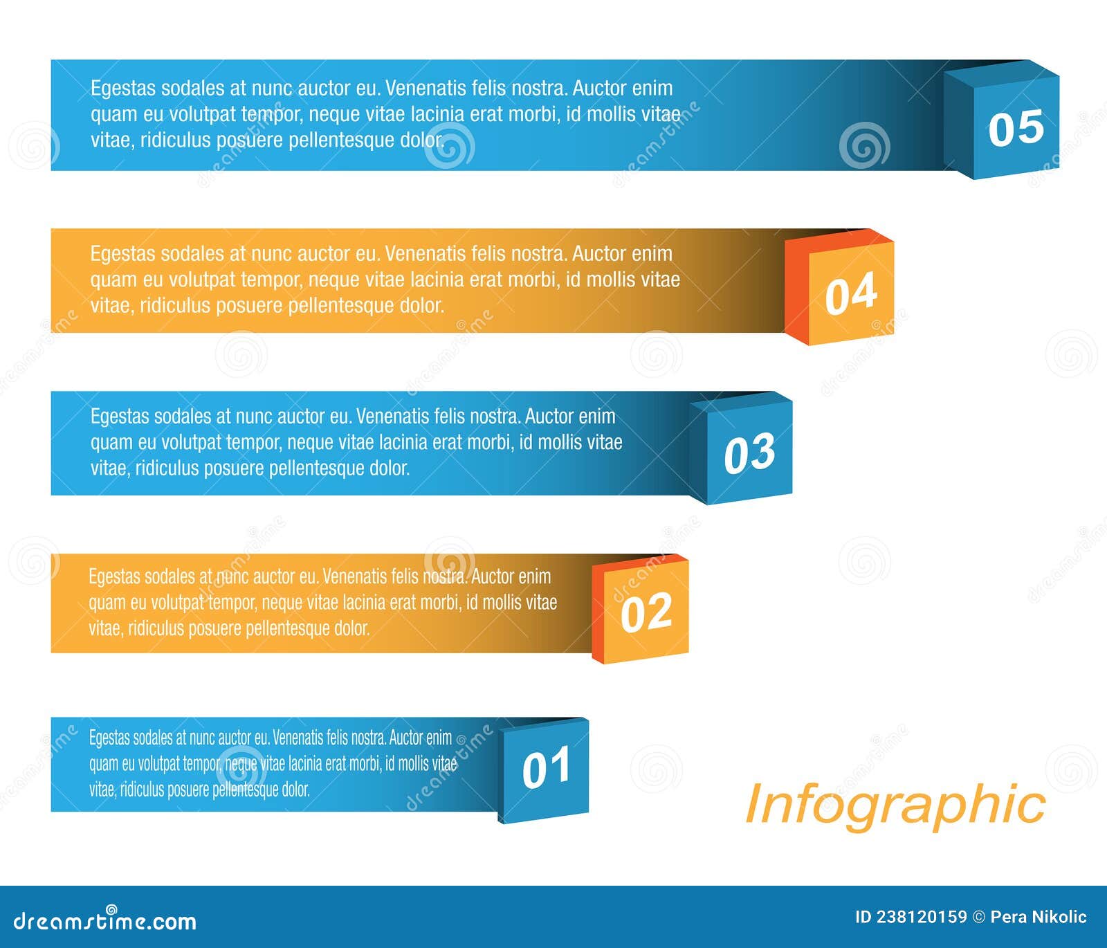 Infographic Display, Idea To Ranked and Statistics. Stock Vector ...