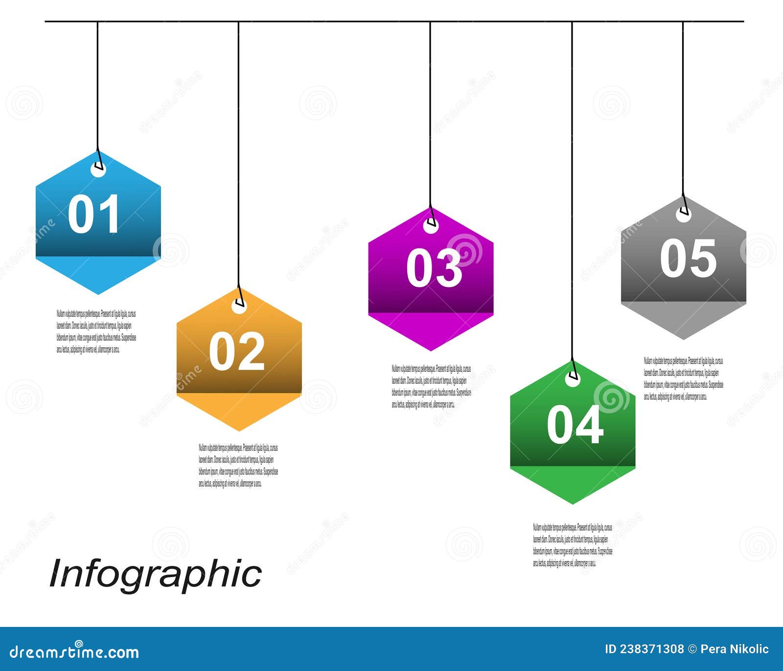 Infographic Display, Idea To Ranked and Statistics. Stock Vector ...