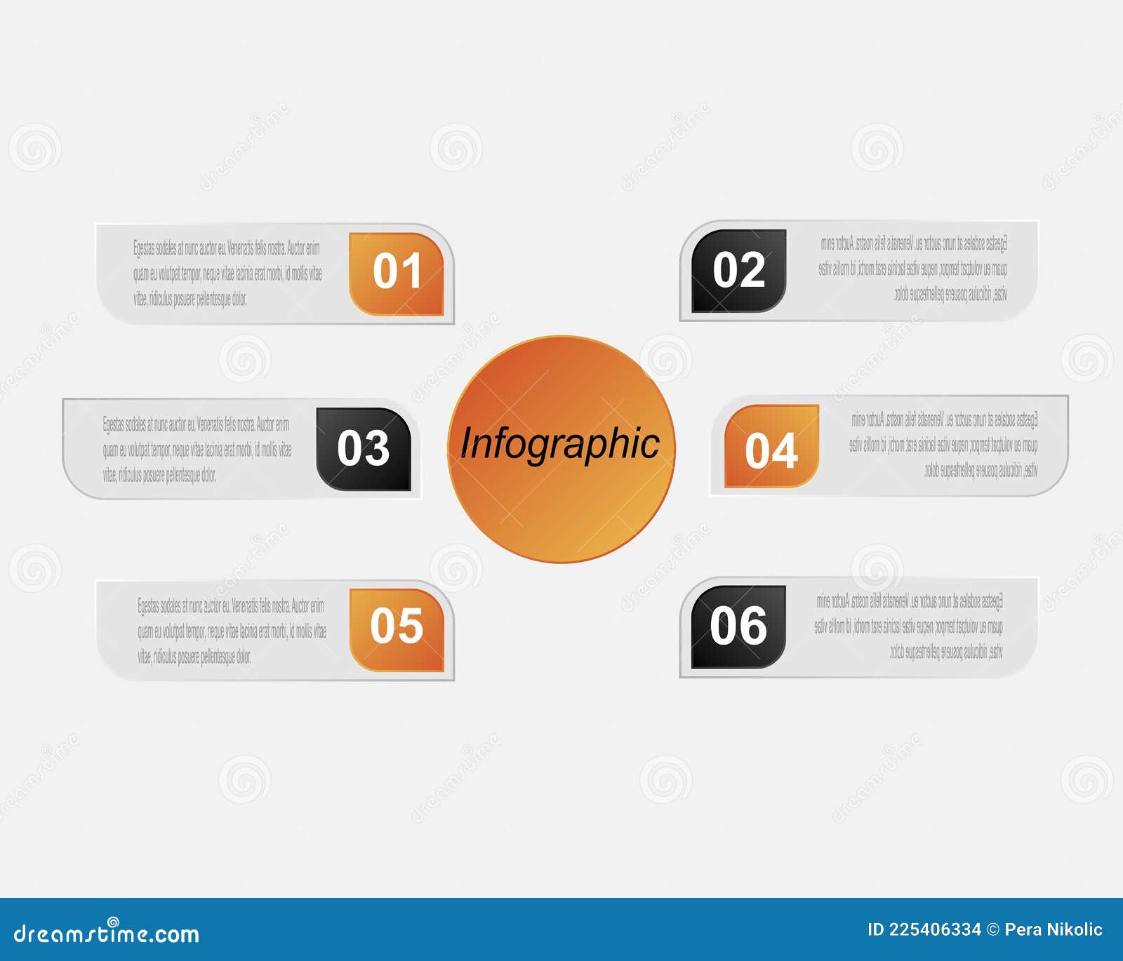 Info-graphic Display Template. Stock Vector - Illustration of board ...