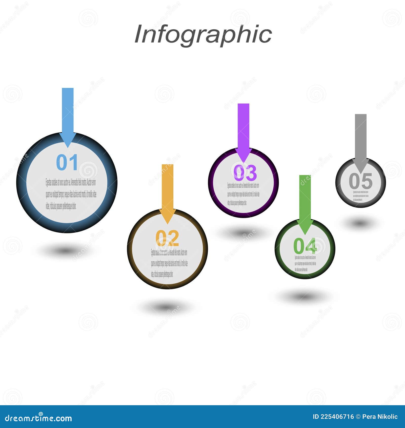 Info-graphic Display Template. Stock Vector - Illustration of ...