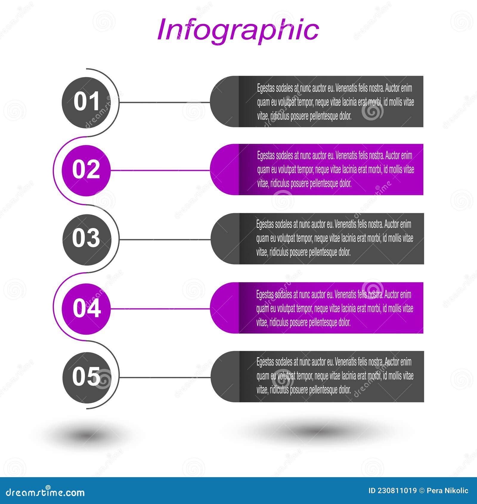 Infographic Display Template. Stock Vector - Illustration of display ...
