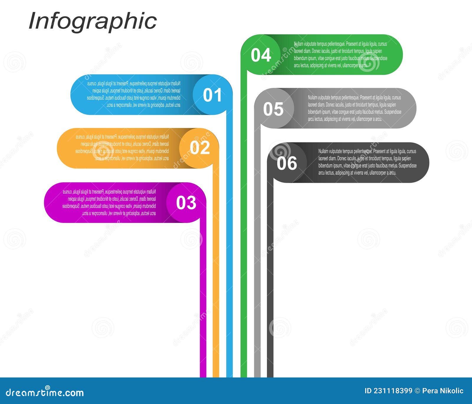Infographic Display Template. Stock Vector - Illustration of board ...
