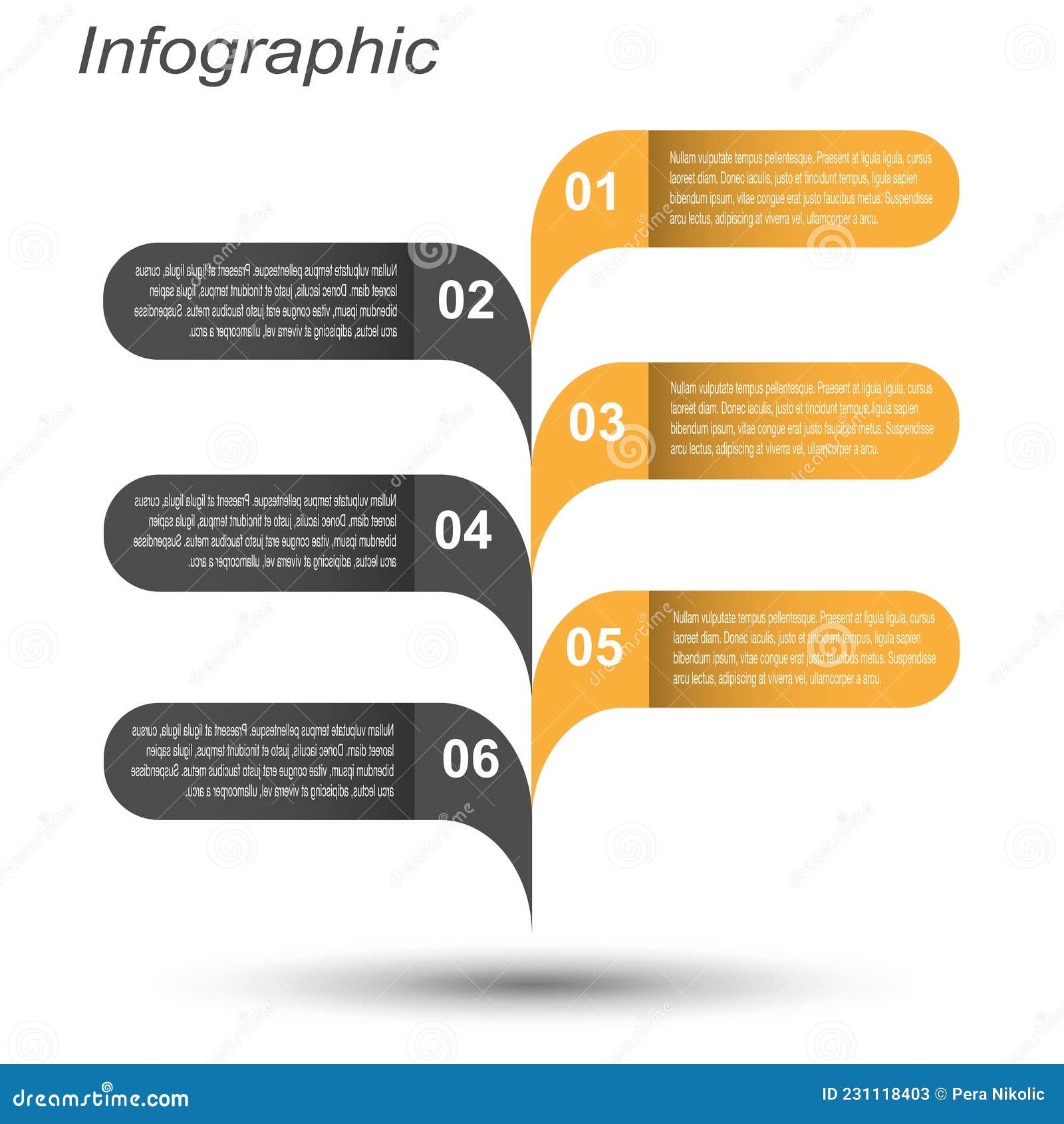 Infographic Display Template. Stock Vector - Illustration of navigation ...