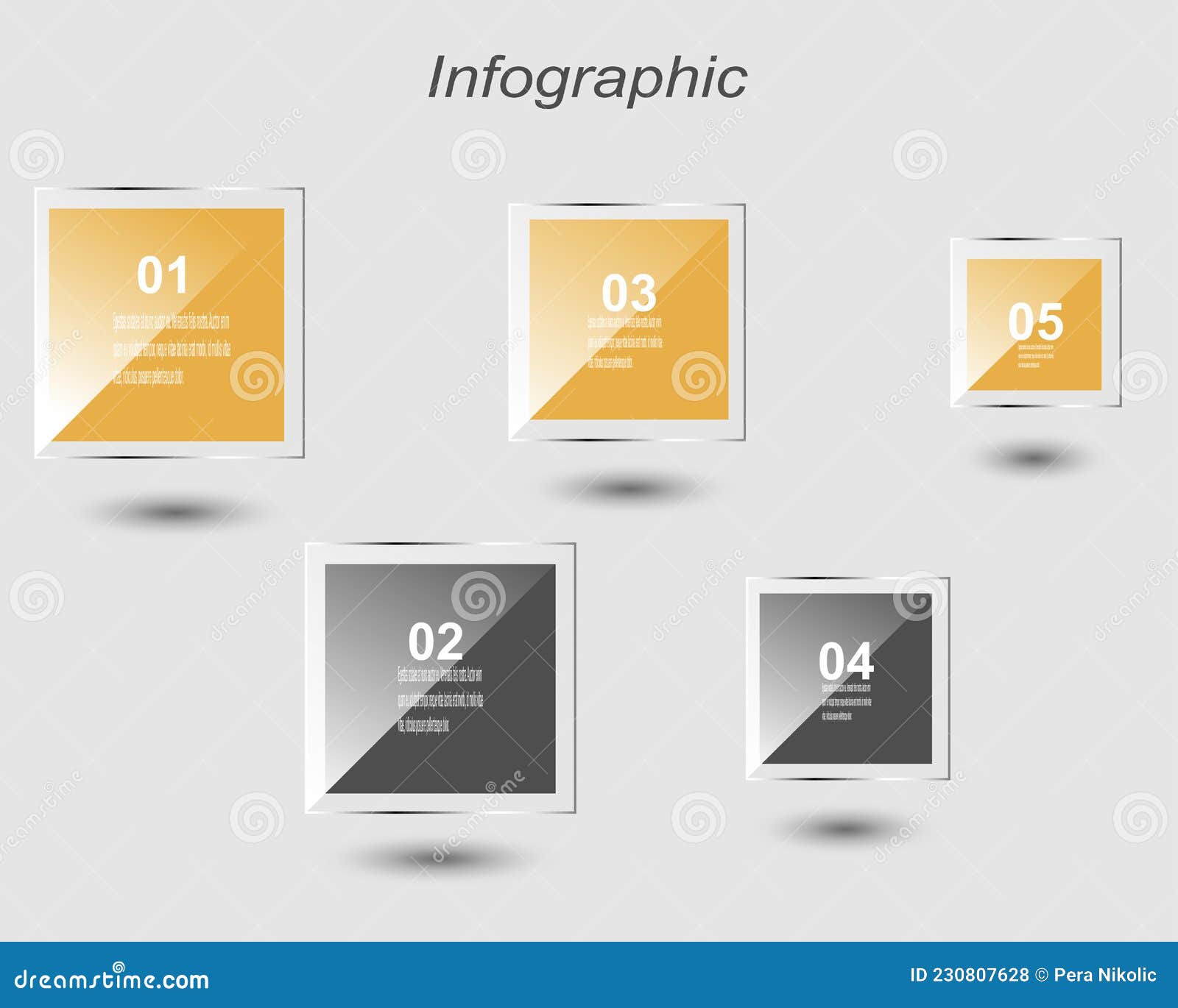 Infographic Display Template. Stock Vector - Illustration of number ...