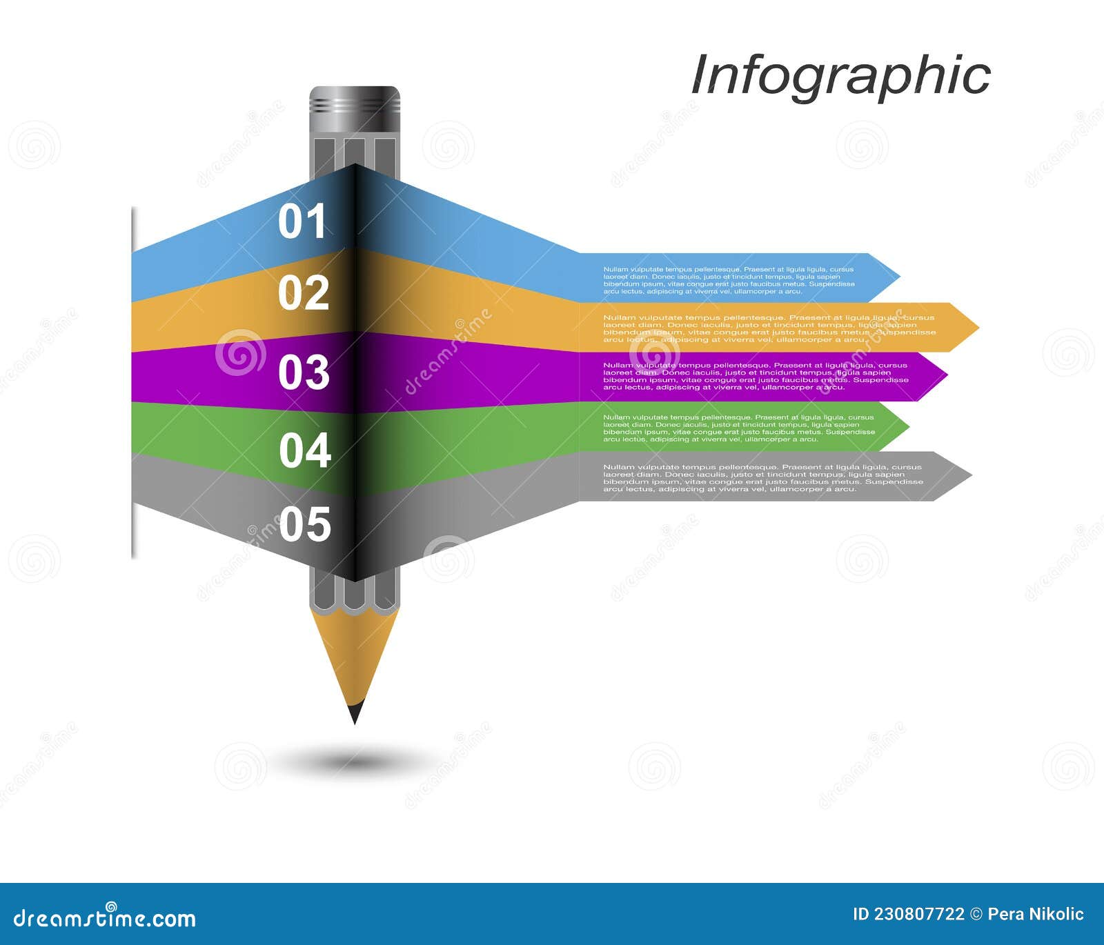 Infographic Display Template. Stock Vector - Illustration of background ...