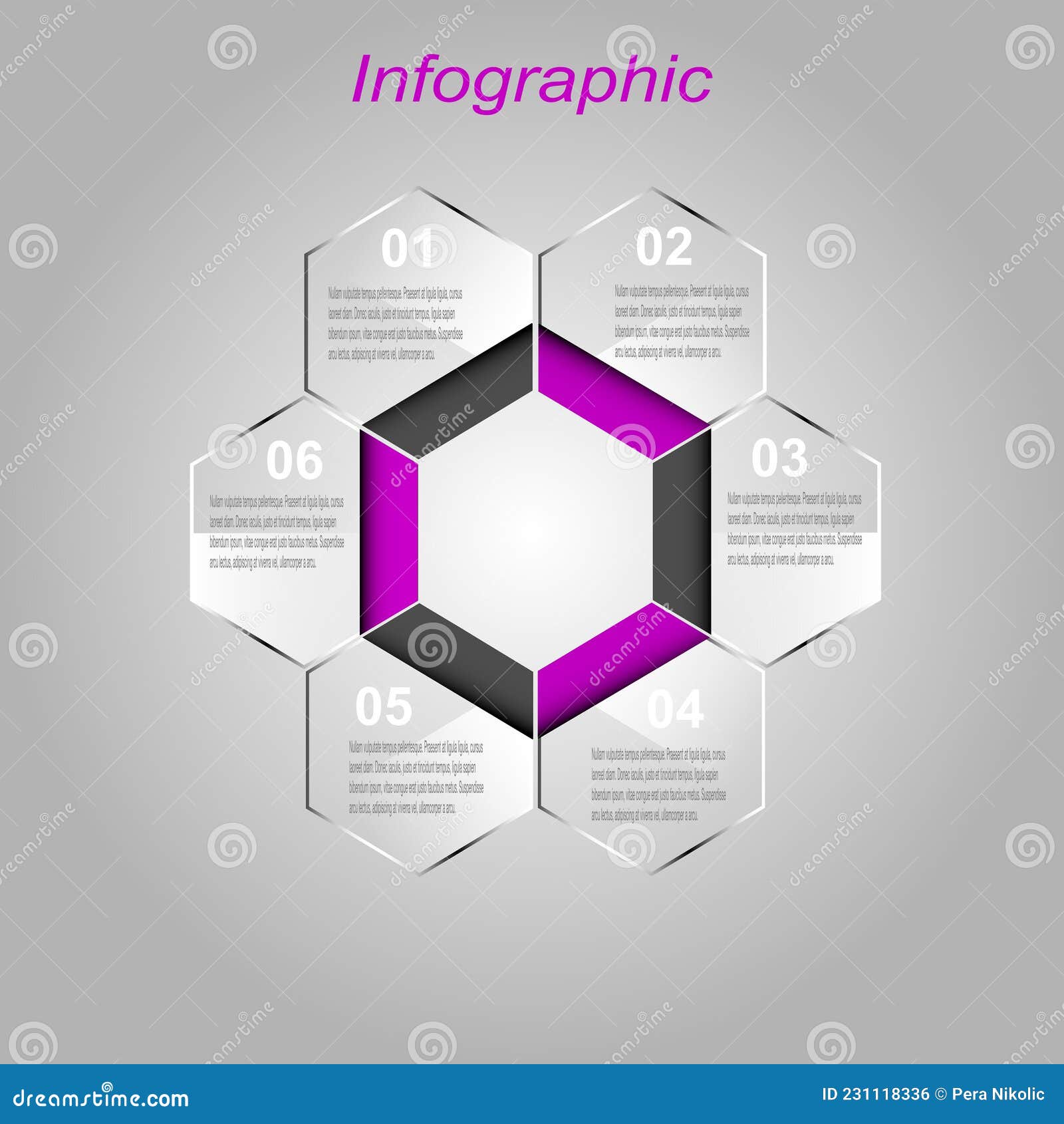 Infographic Display Template. Stock Vector - Illustration of abstract ...