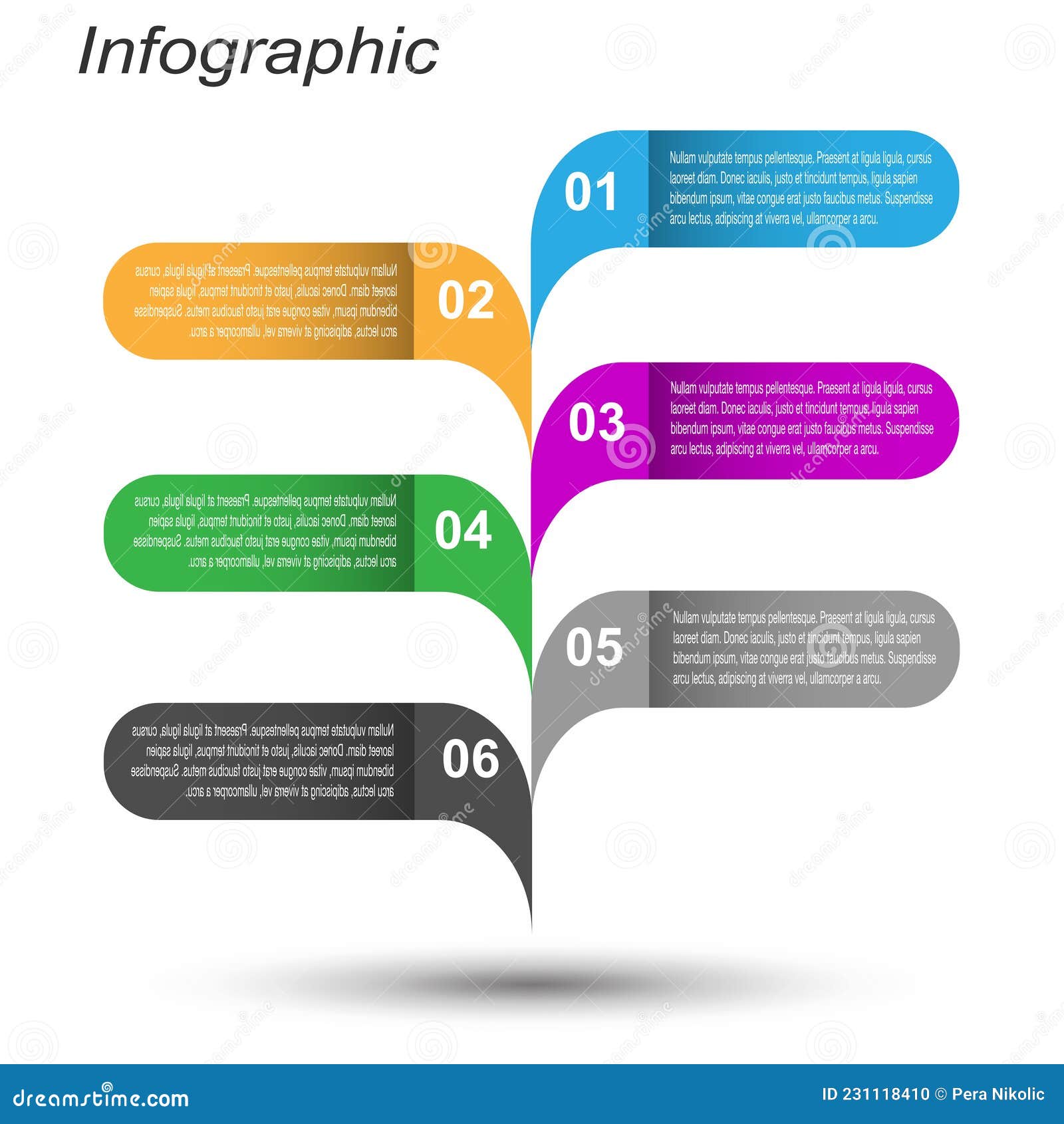 Infographic Display Template. Stock Vector - Illustration of graphics ...