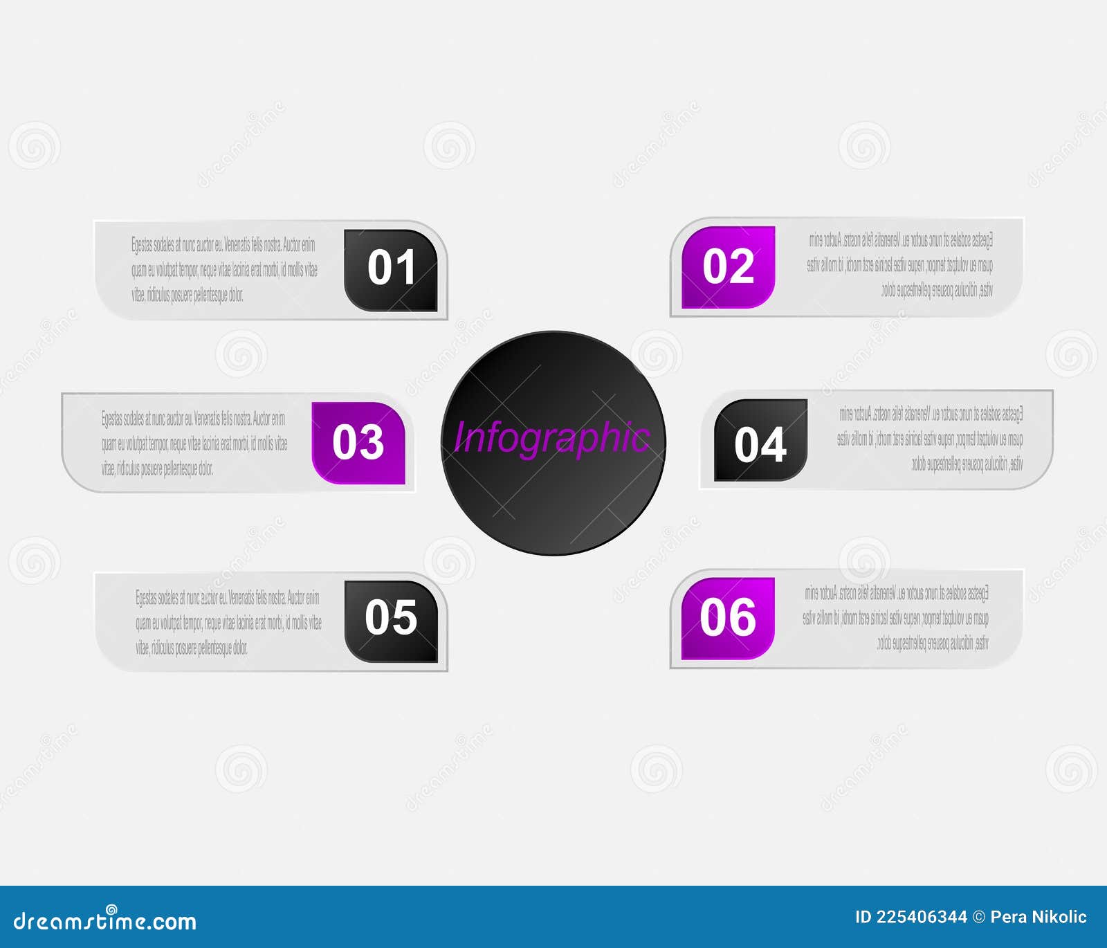 Info-graphic Display Template. Stock Vector - Illustration of layout ...