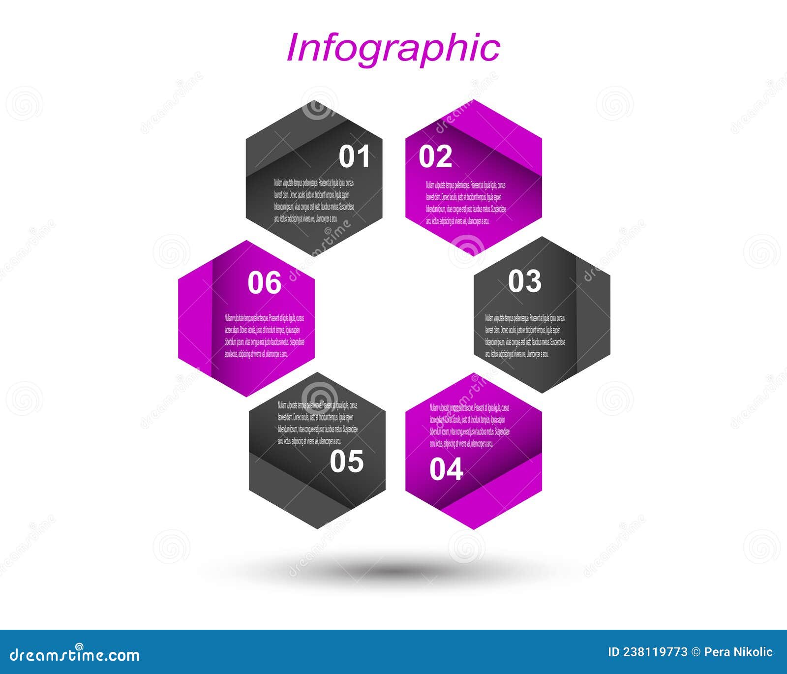 Infographic Display Template Idea To Ranked and Statistics. Stock ...