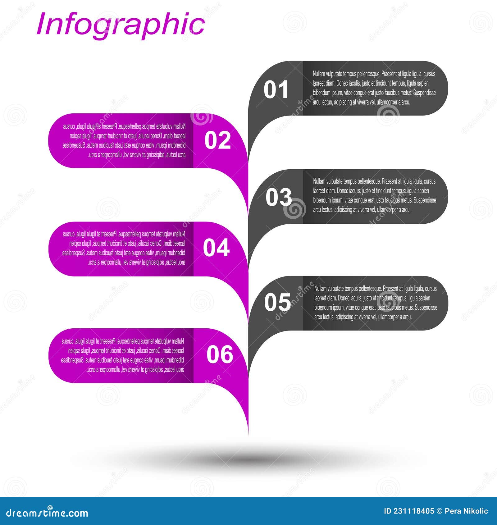 Infographic Display Template. Stock Vector - Illustration of collection ...