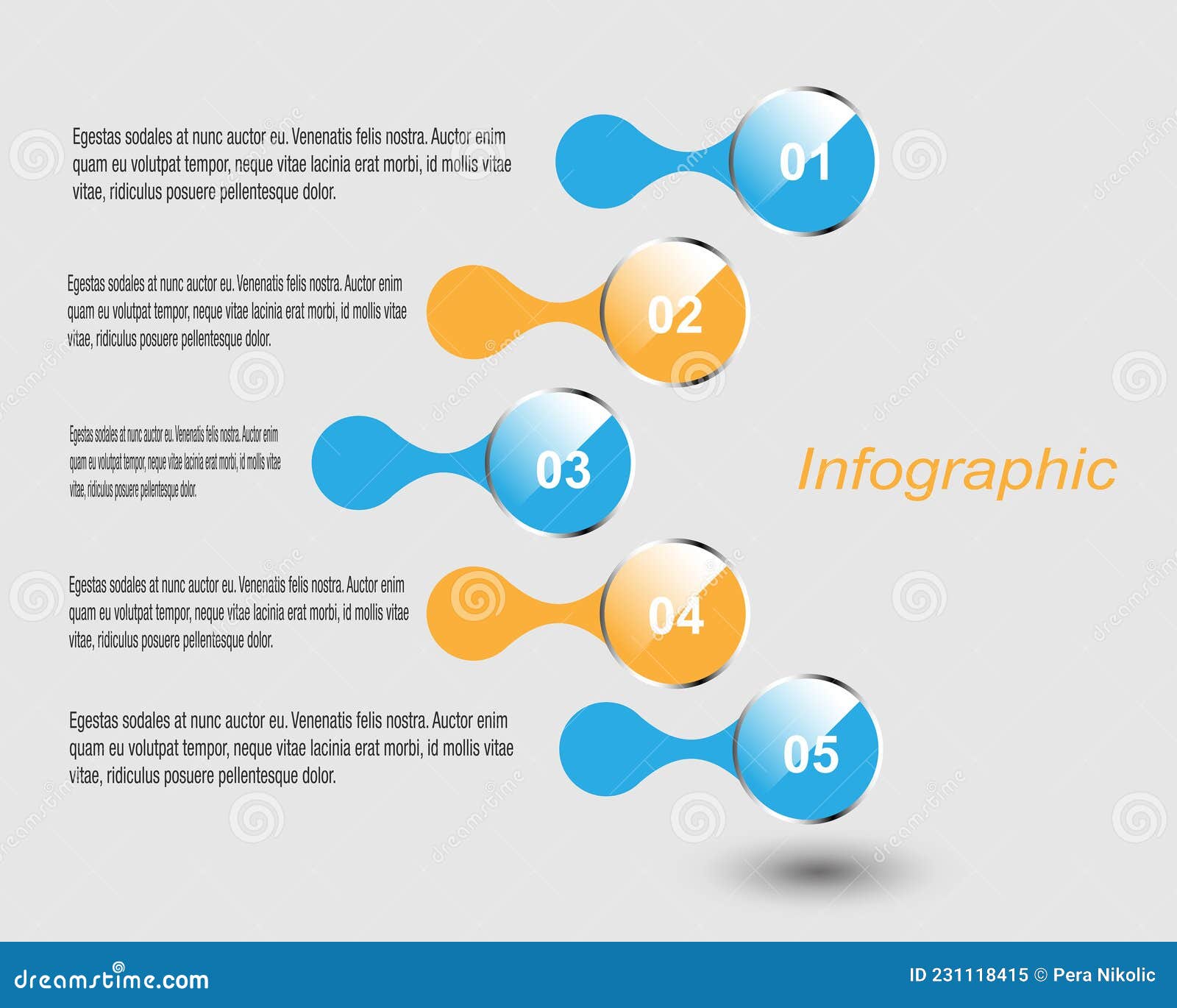 Infographic Display Template. Stock Vector - Illustration of office ...