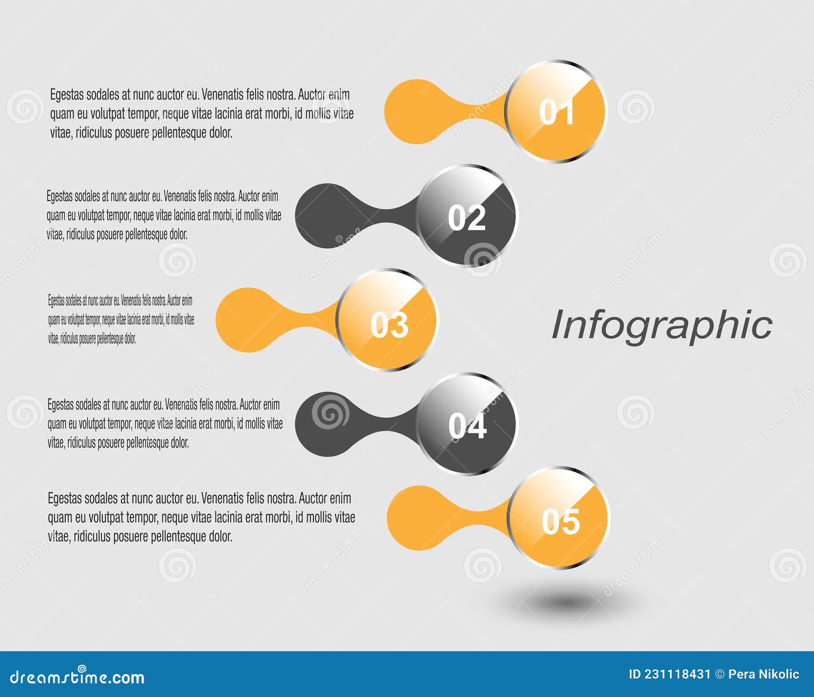 Infographic Display Template. Stock Vector - Illustration of board ...