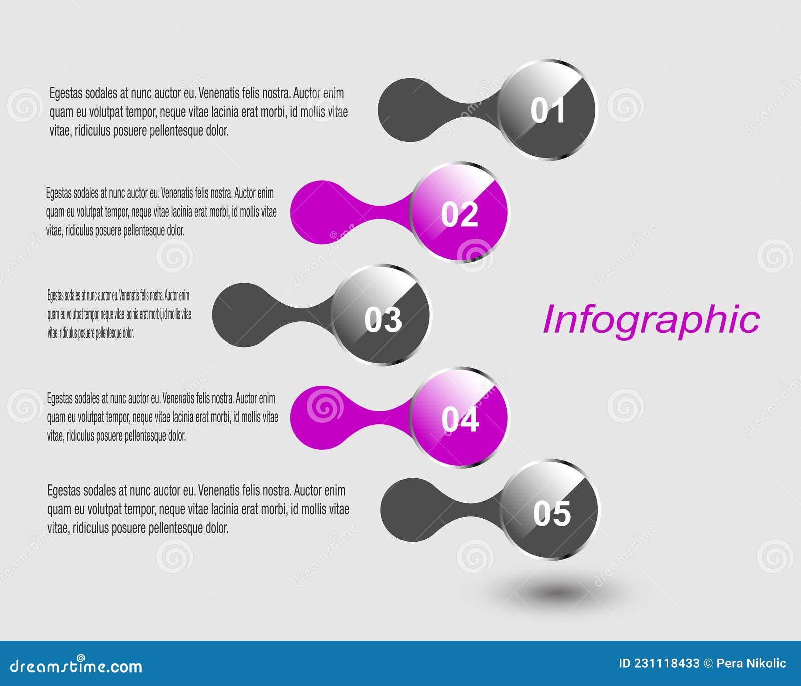 Infographic Display Template. Stock Vector - Illustration of modern ...