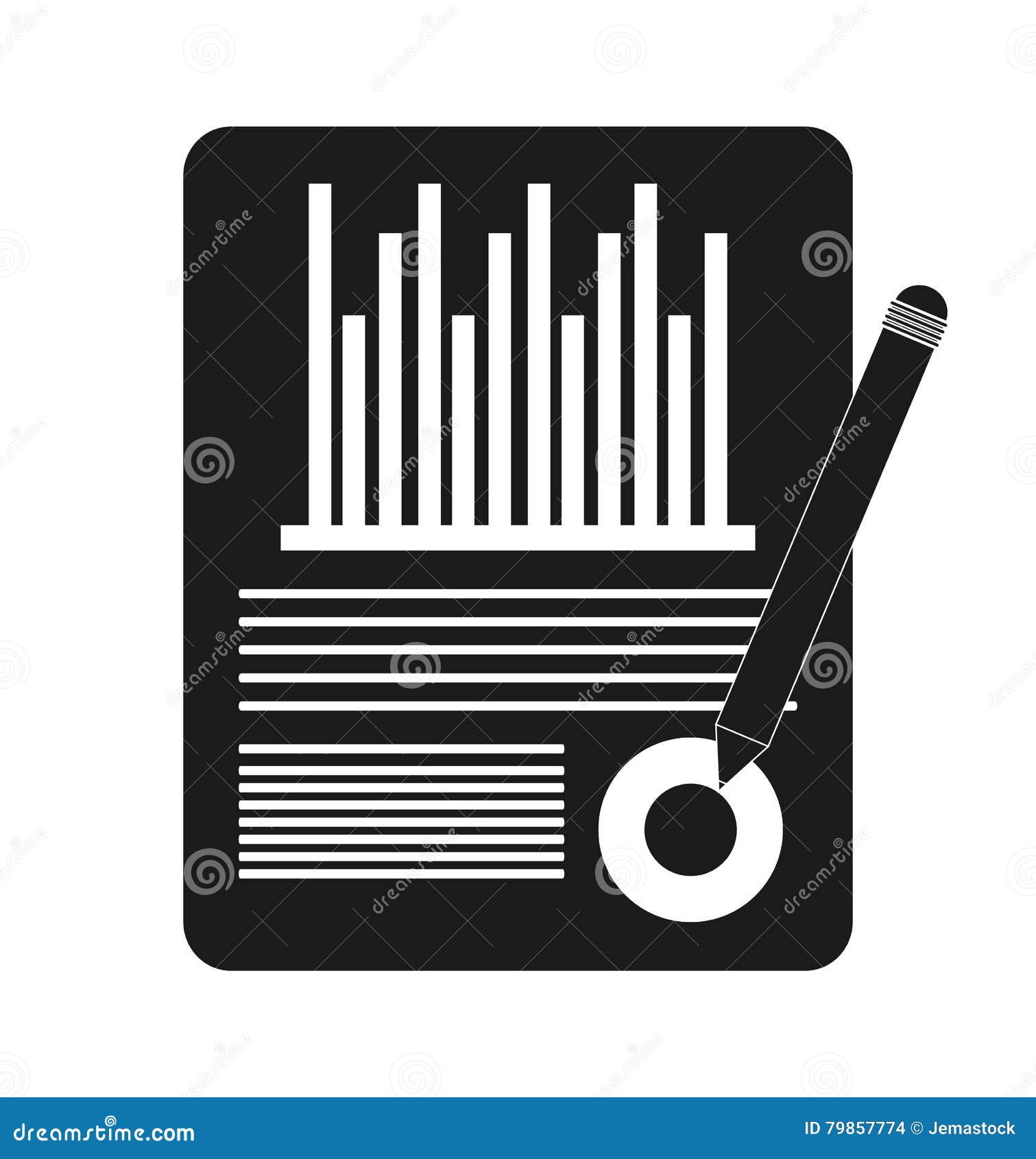 Infographic Document Design Stock Illustration - Illustration of ...