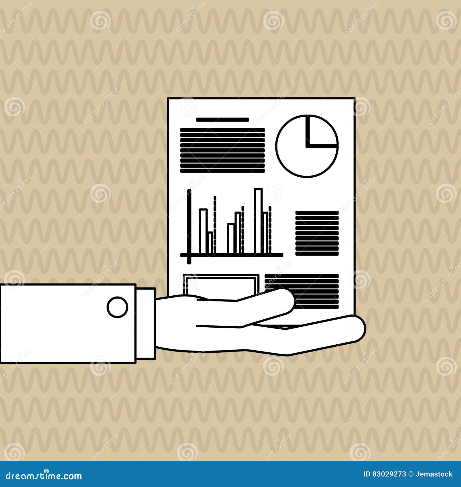 Infographic Document Design, Vector Illustration Stock Vector ...