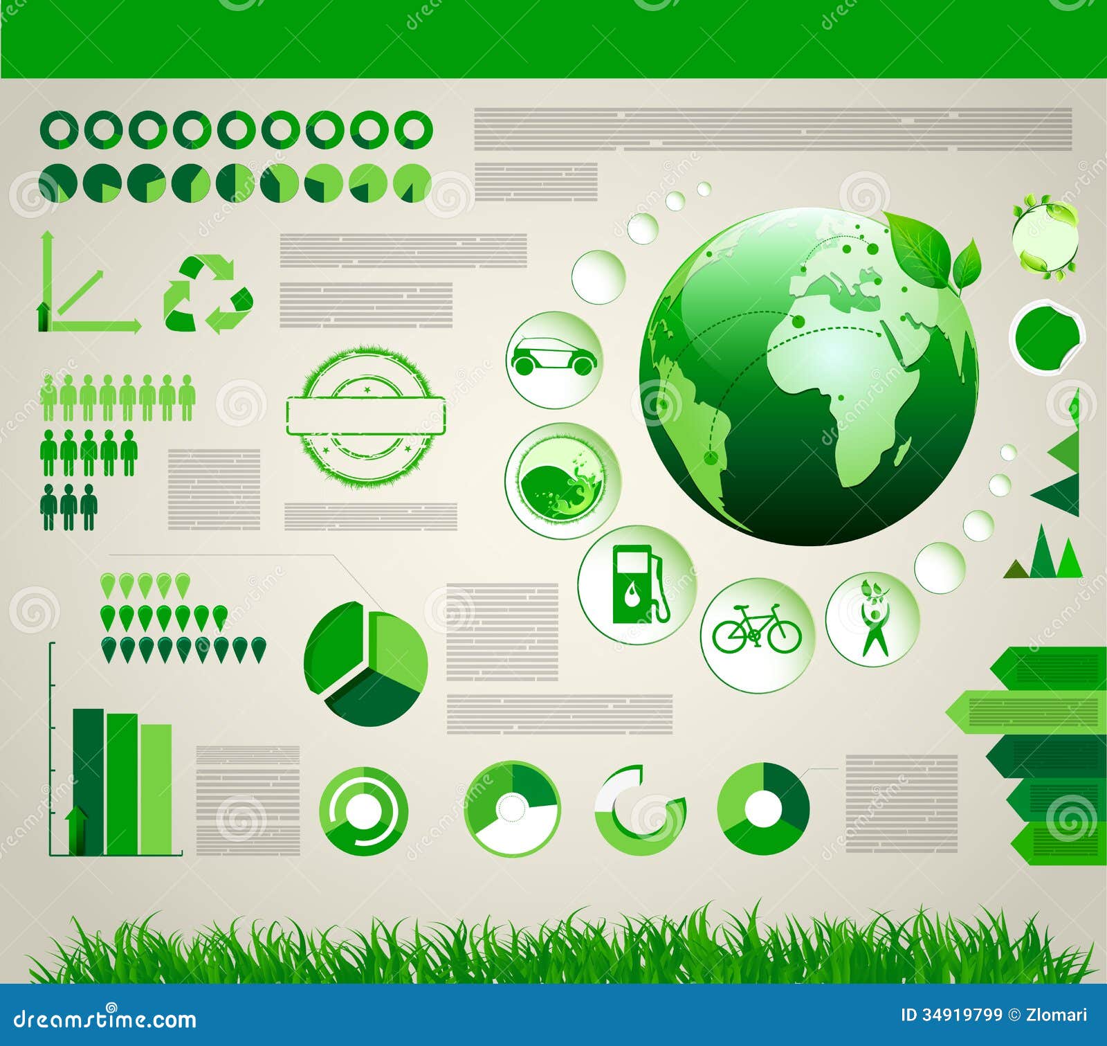 Infographic ecology design stock vector. Illustration of infographic ...
