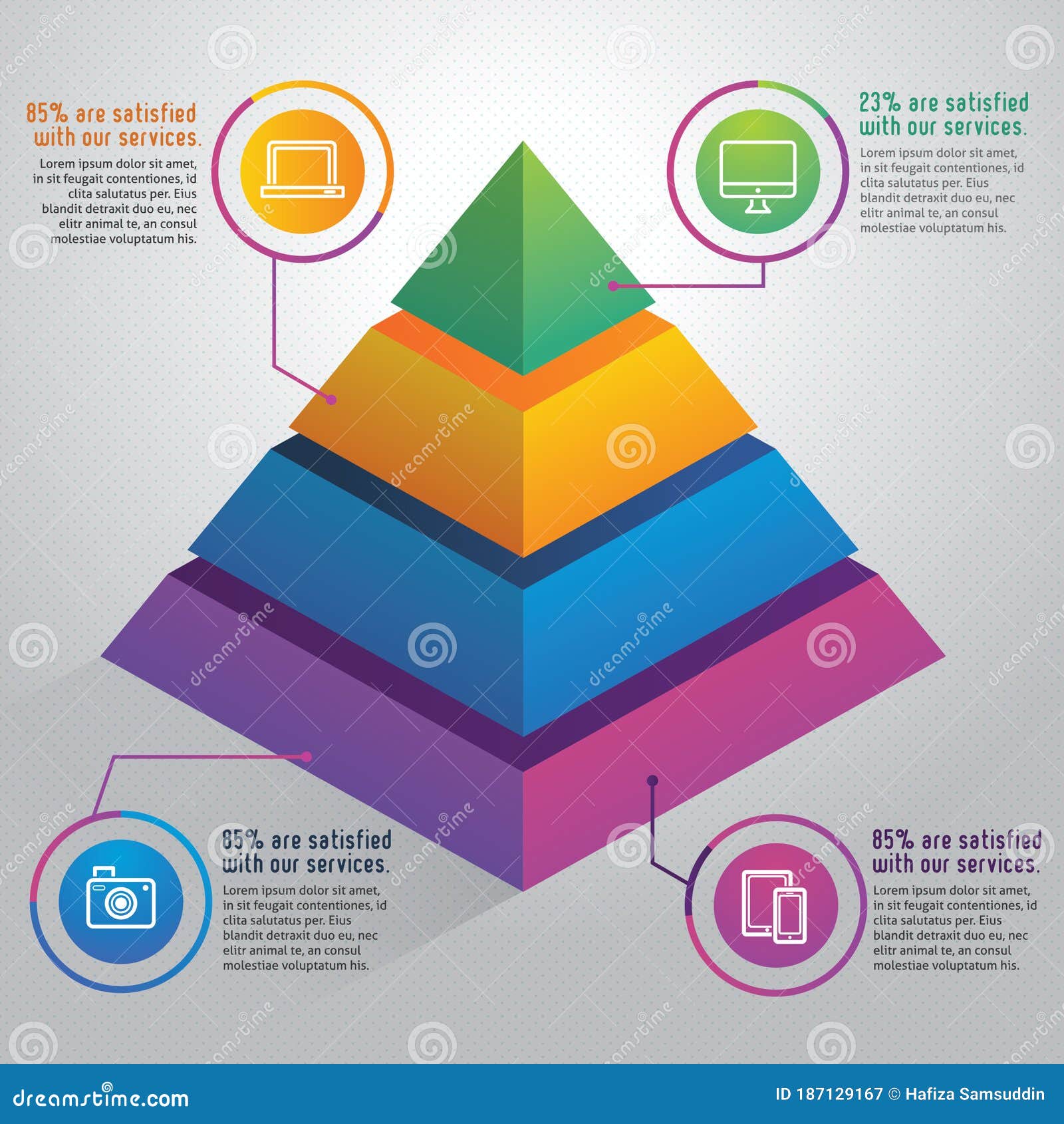 Infographic of Electronic Device. Vector Illustration Decorative Design ...