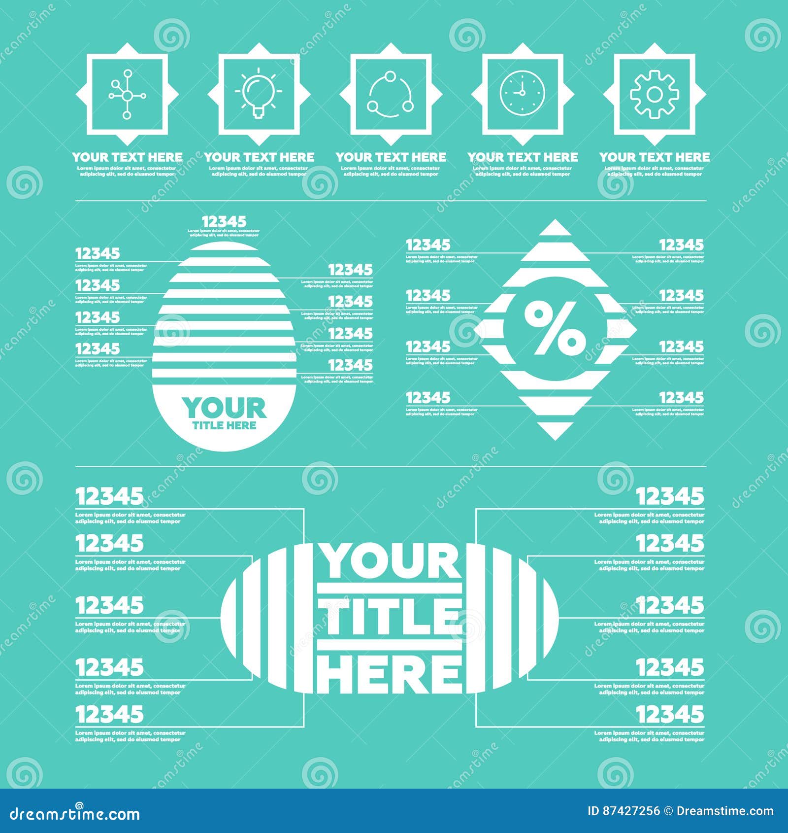 Infographic Element Moment, Symboler Och Diagram Vektor Illustrationer ...