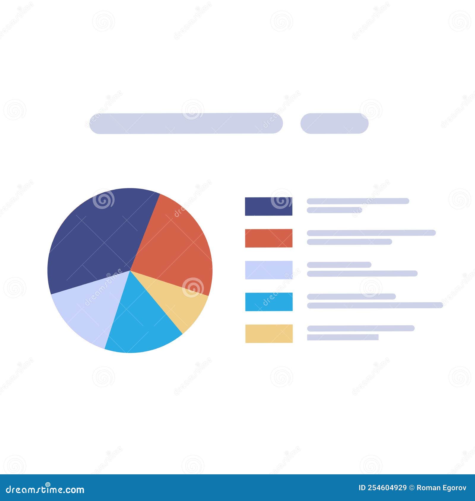 Infographic Elements. Circle Diagram. Abstract Chart. Report ...