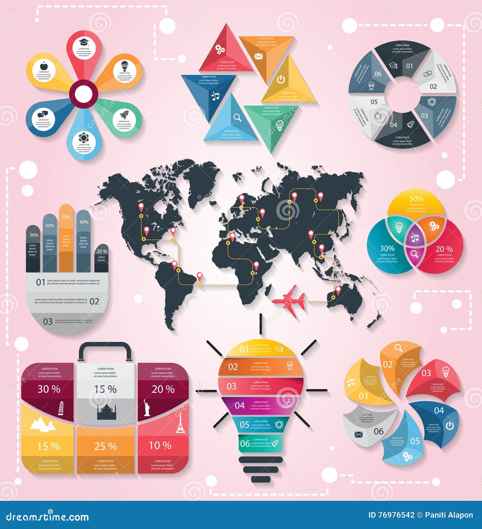 Infographic Elements and Communication Concept Stock Vector ...