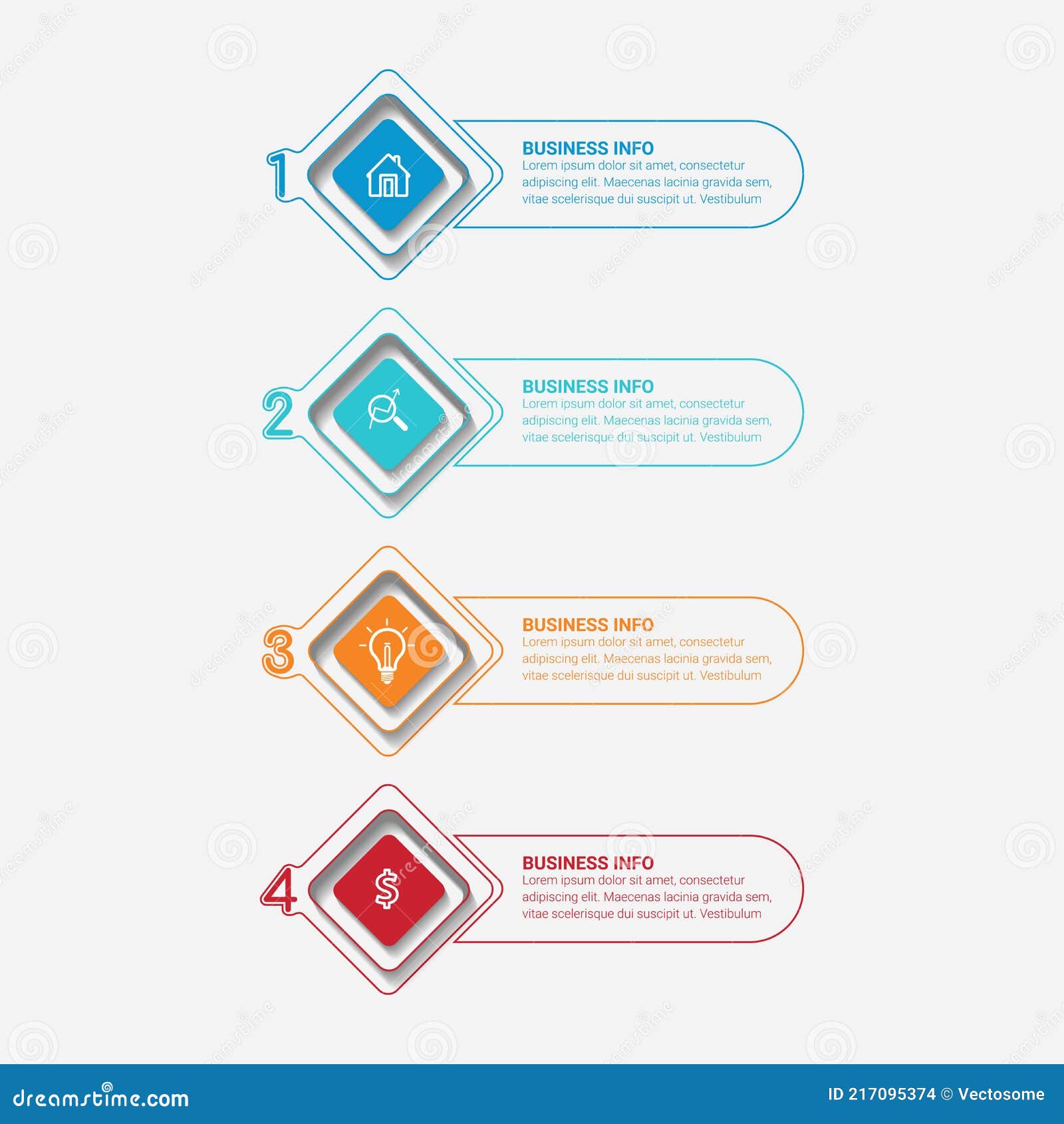 Business Data Visualization. Simple Infographic Design Template ...