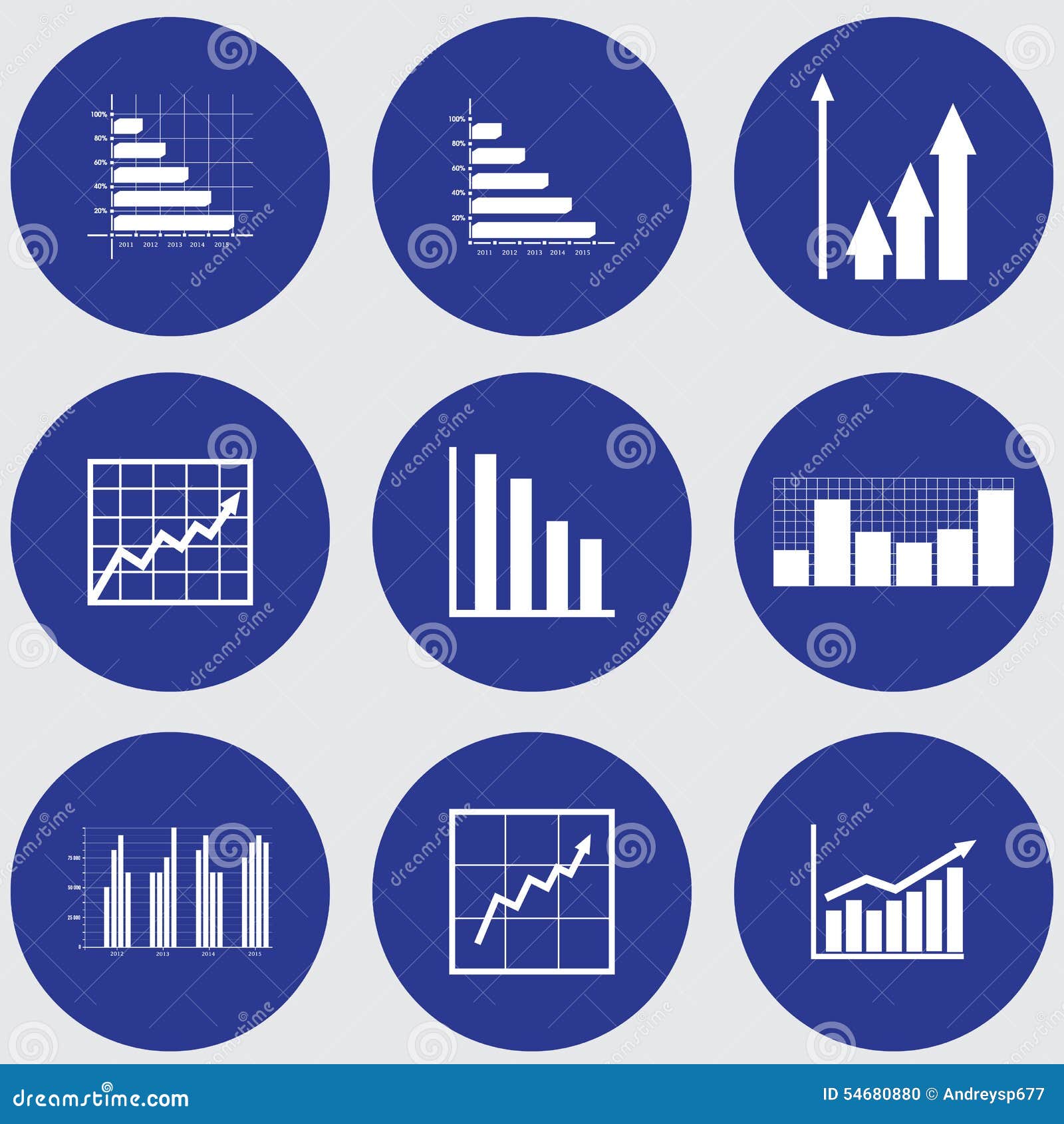 Infographic Elements. Graphs, Pie Charts. Items for Business ...