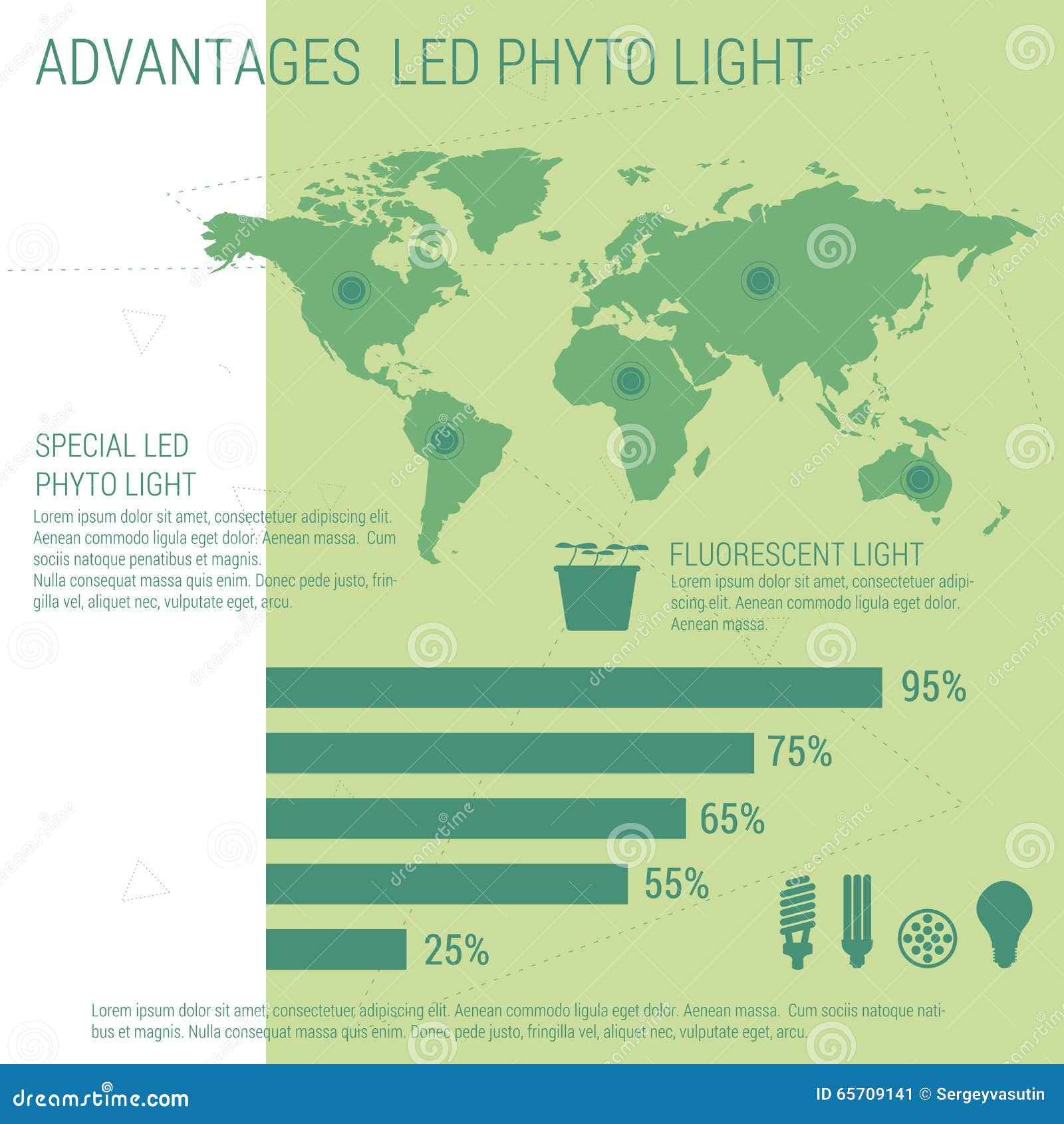 Infographic Elements LED Lamp Stock Illustration - Illustration of data ...