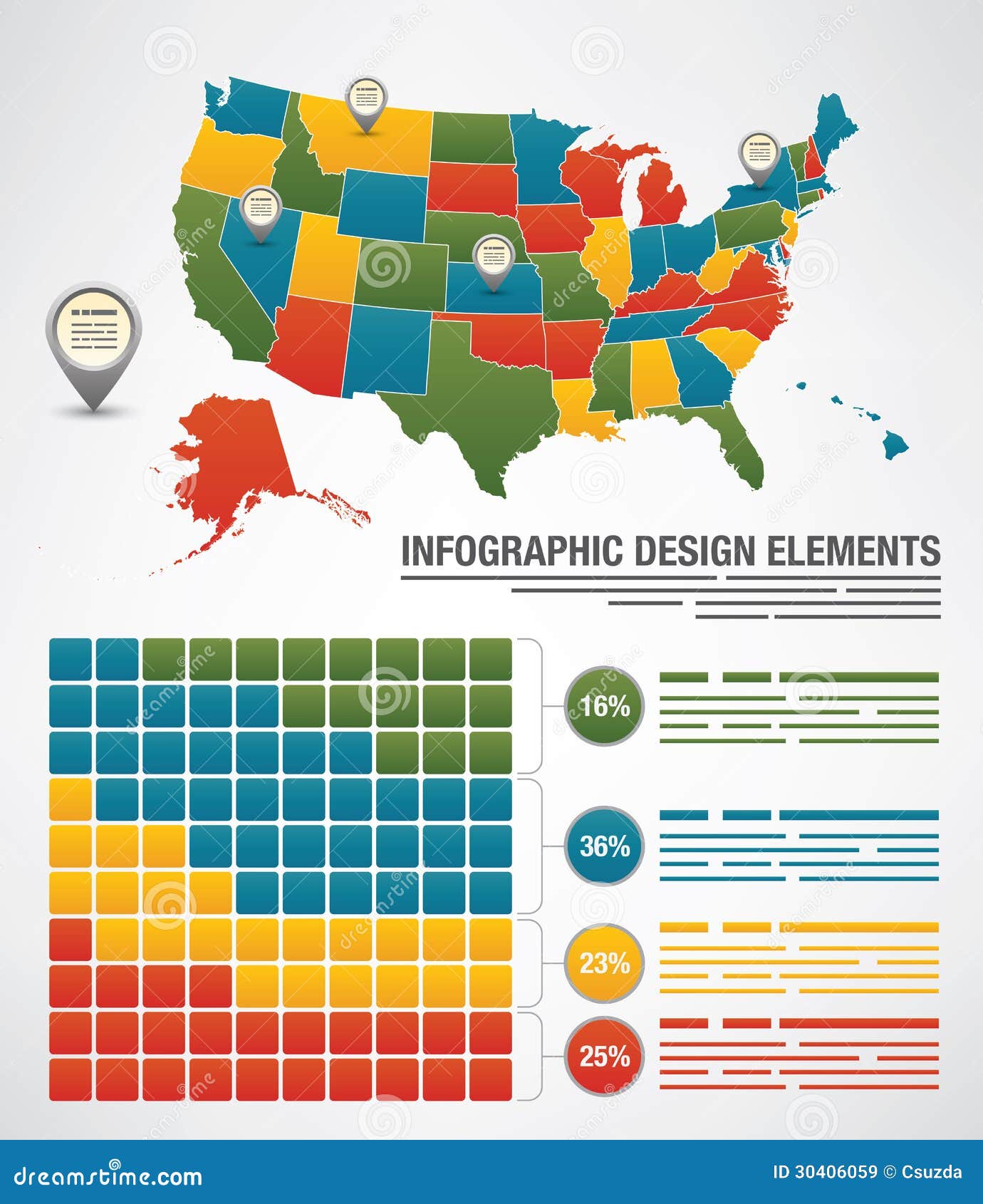 Infographic elements stock vector. Illustration of brochure - 30406059