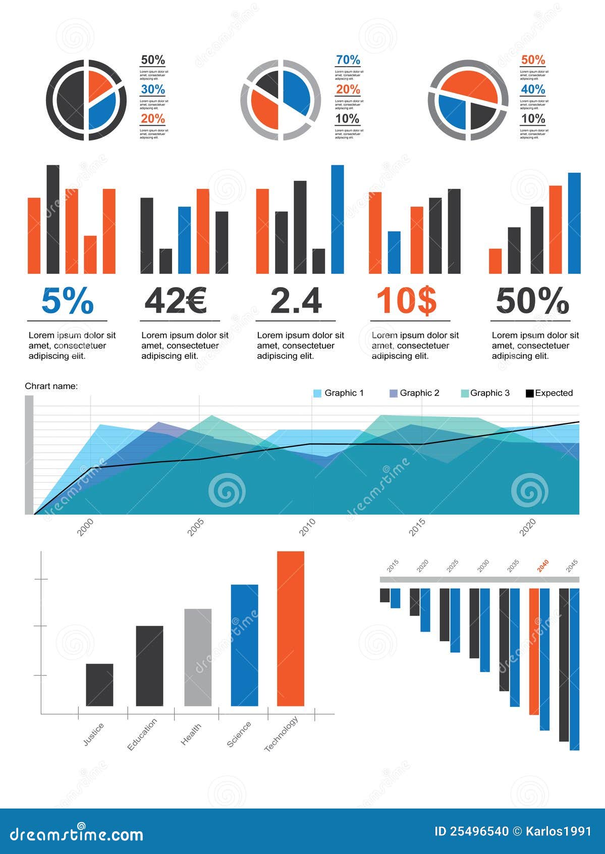 Infographic Elements Pack V.01 Stock Illustration - Illustration of ...