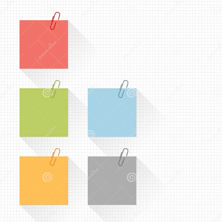 Infographic Elements - Post it Note Stock Vector - Illustration of info ...