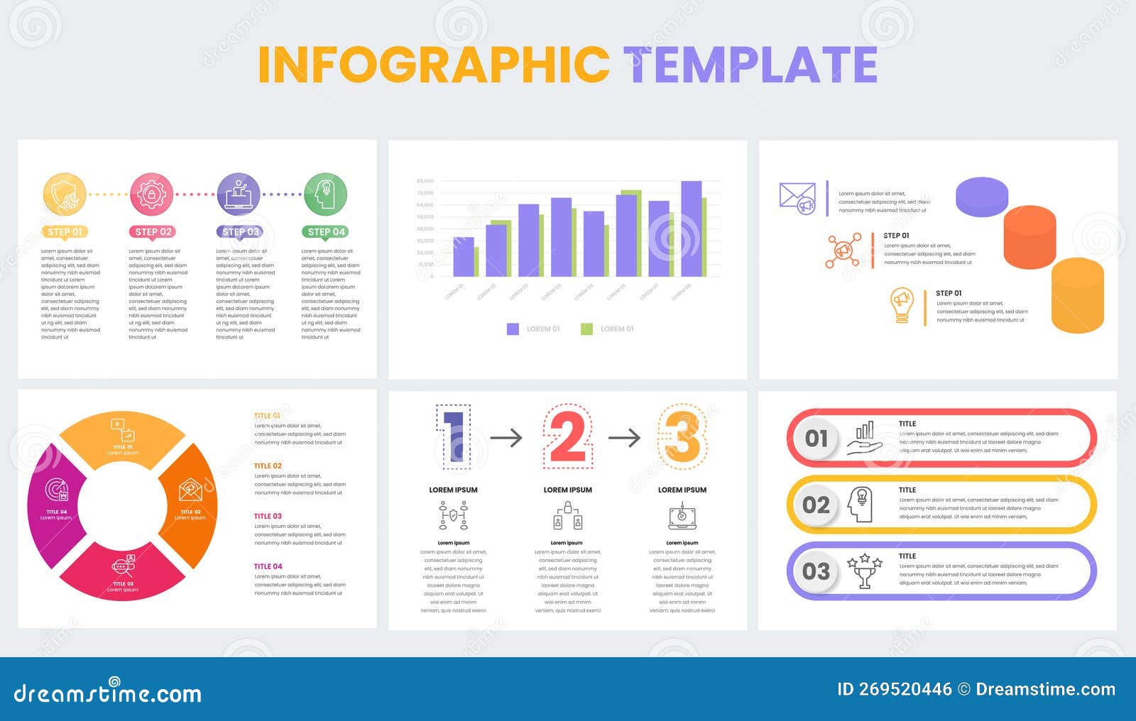 Infographic Elements for Presentation Vector Illustration Stock Vector ...