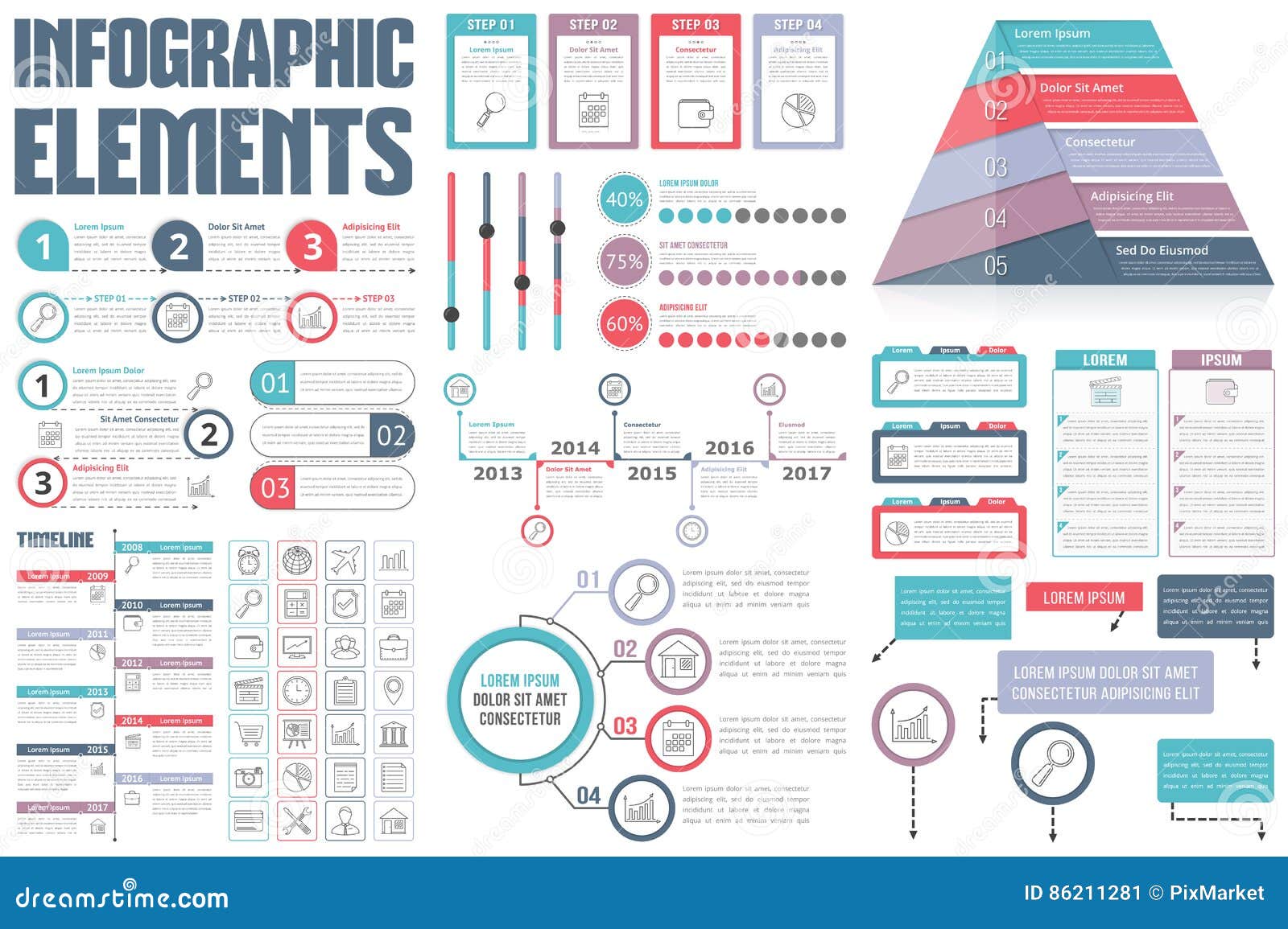 Infographic Elements stock vector. Illustration of object - 86211281