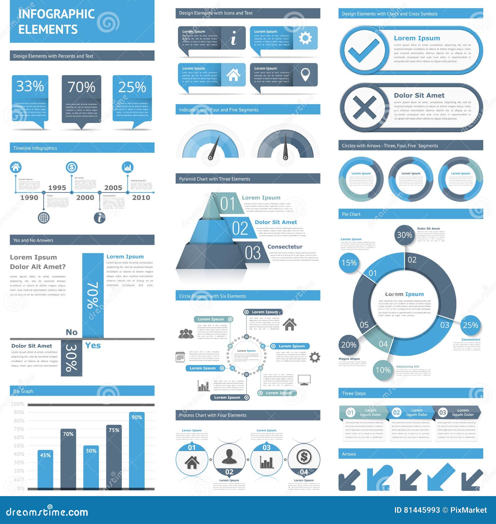 Infographic Elements stock vector. Illustration of layout - 81445993