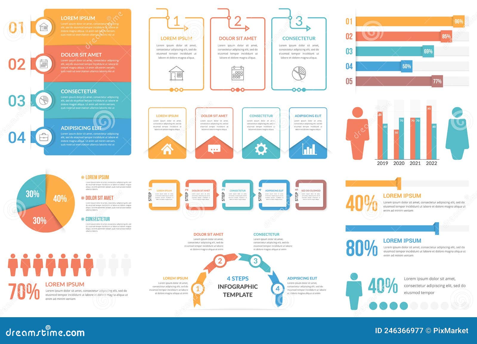 Infographic Elements stock vector. Illustration of layout - 246366977