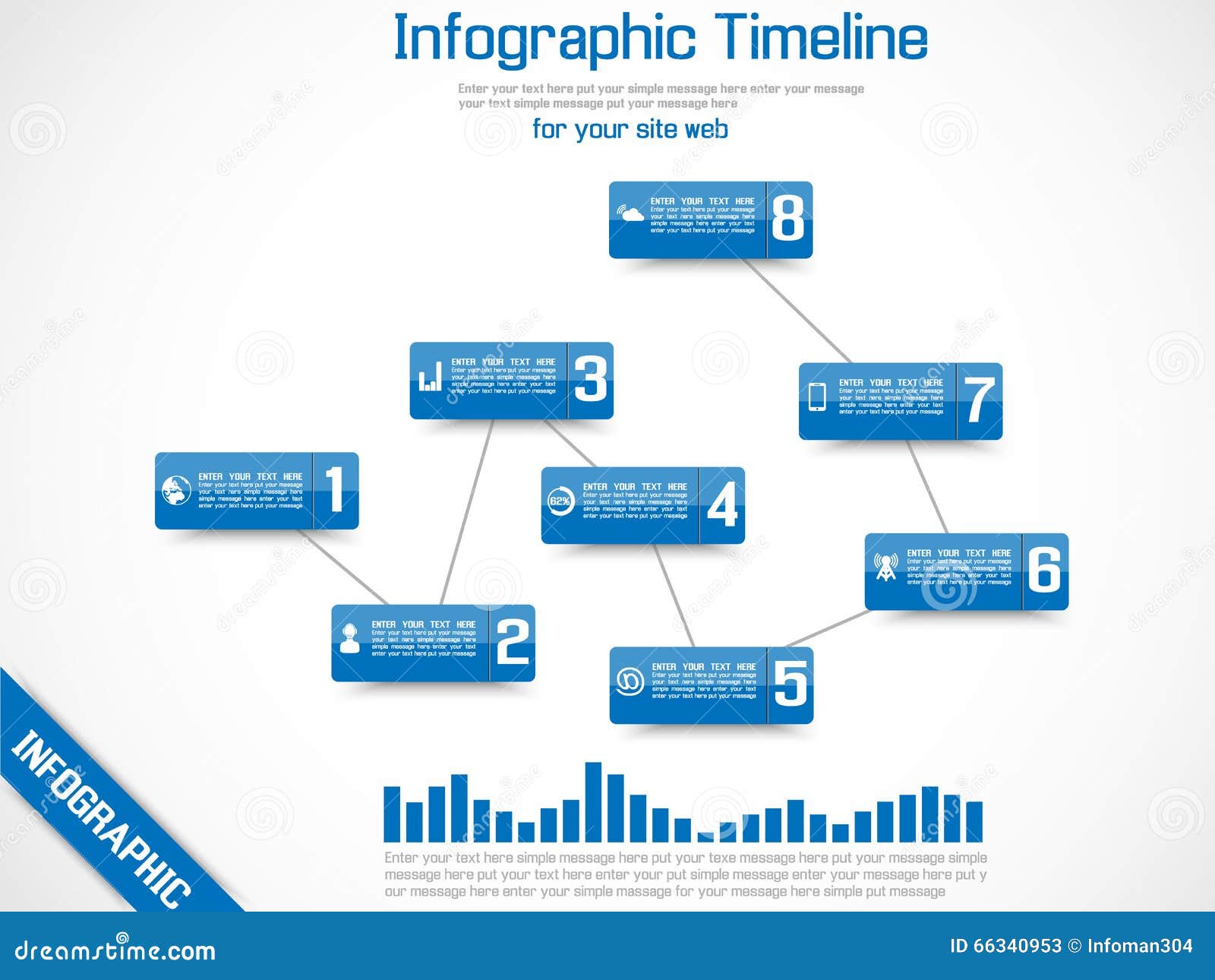 Infographic Elements Timeline Chart and Graphic Stock Vector ...