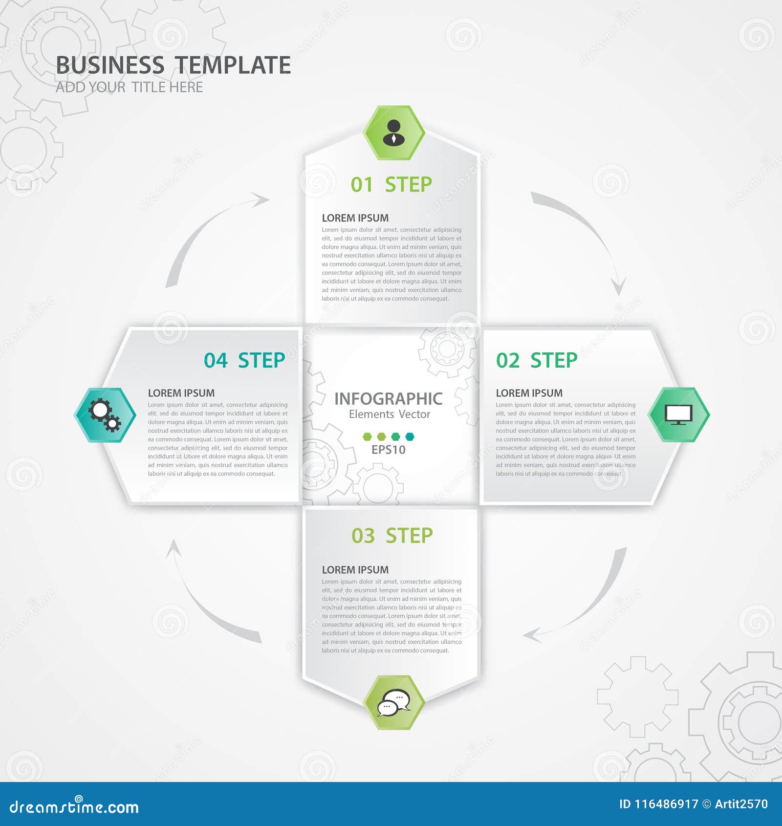 Infographic Elements Vector For Business, Polygon, Web Design, Banner ...
