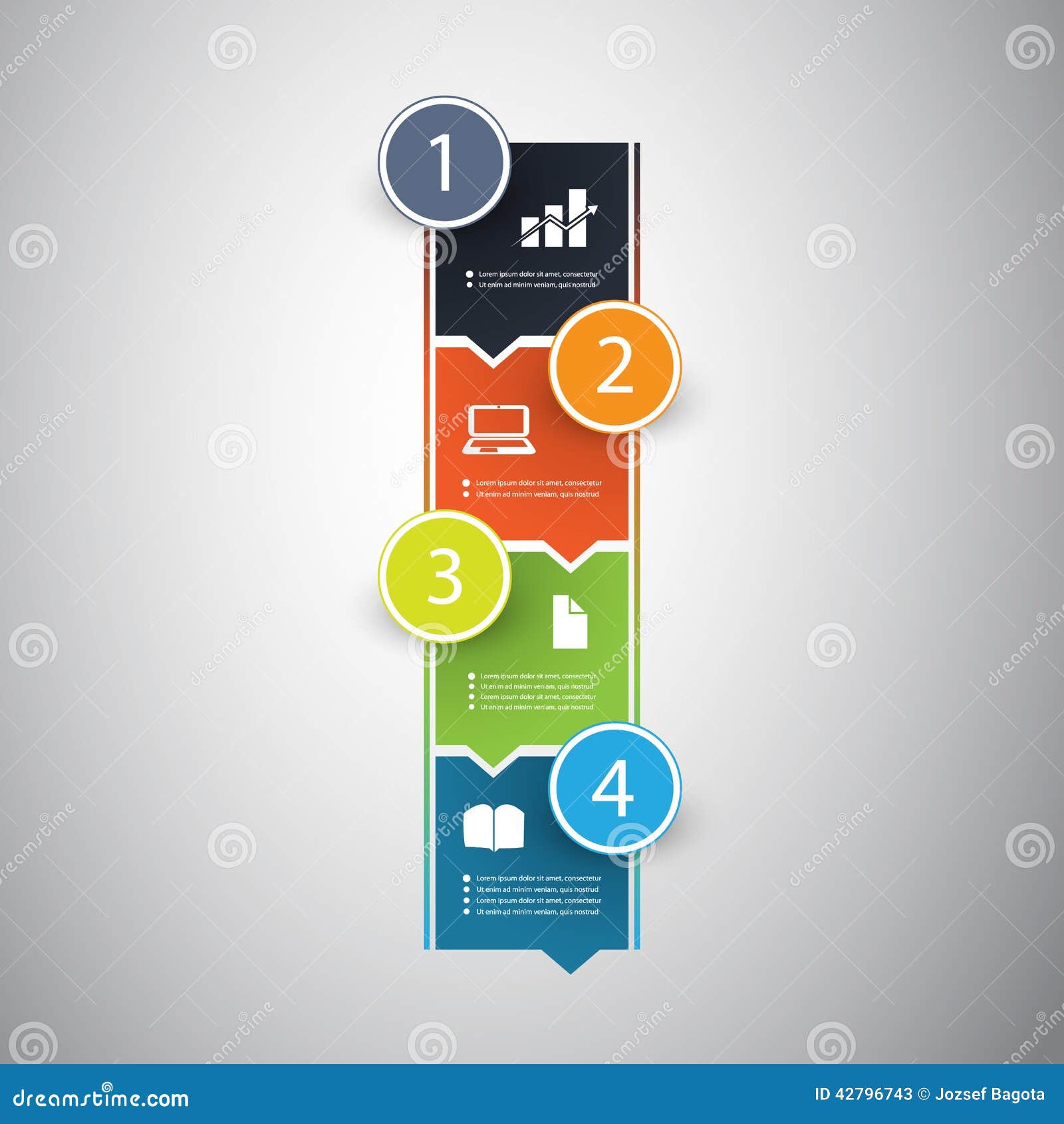 Infographic Entwurf vektor abbildung. Illustration von konzepte - 42796743