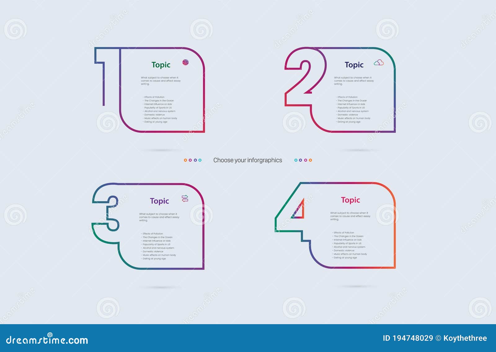 Vector Infographic Label Design with Icons Stock Vector - Illustration ...