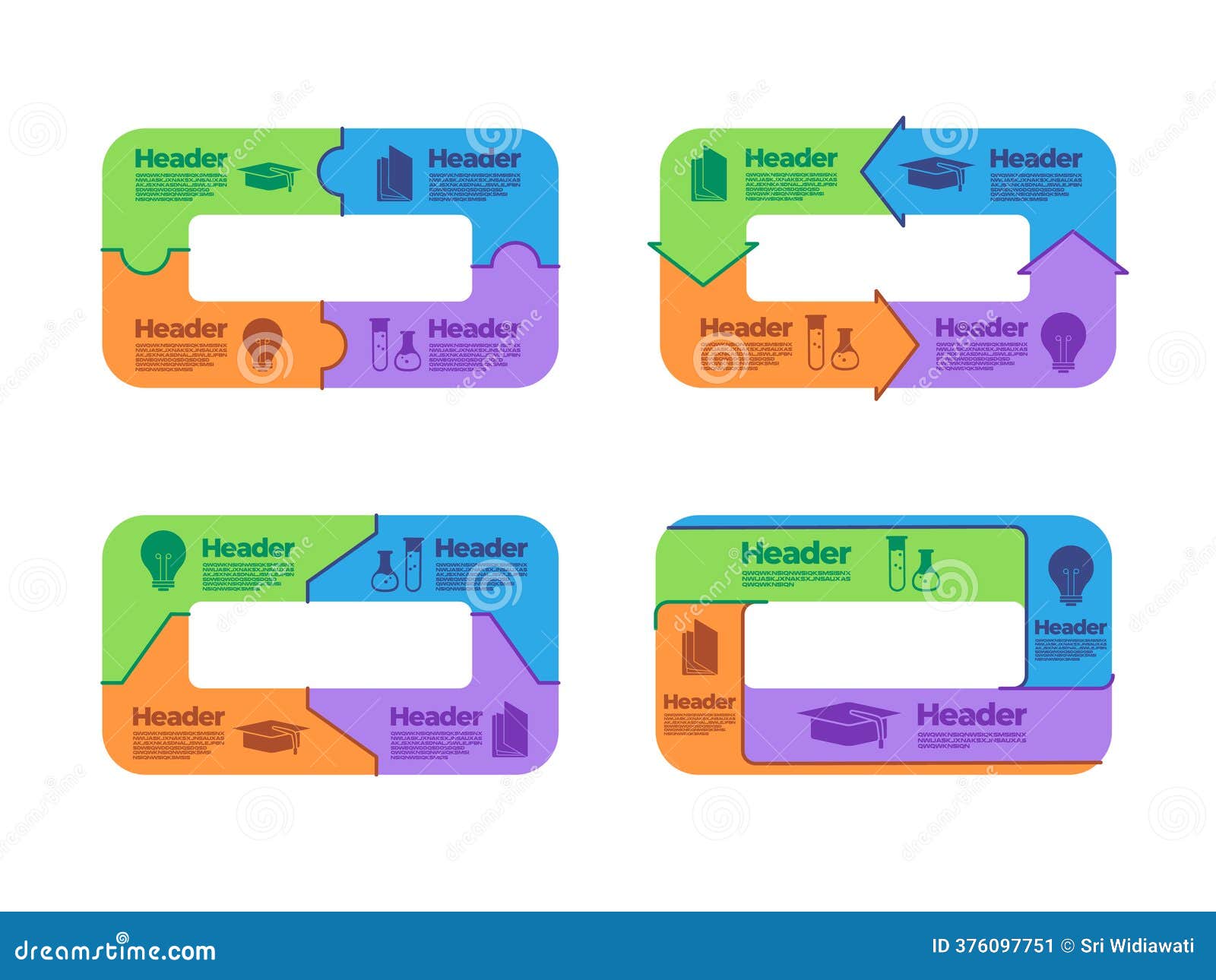 Circular Workflow With Document And Checkmark For Process Management ...