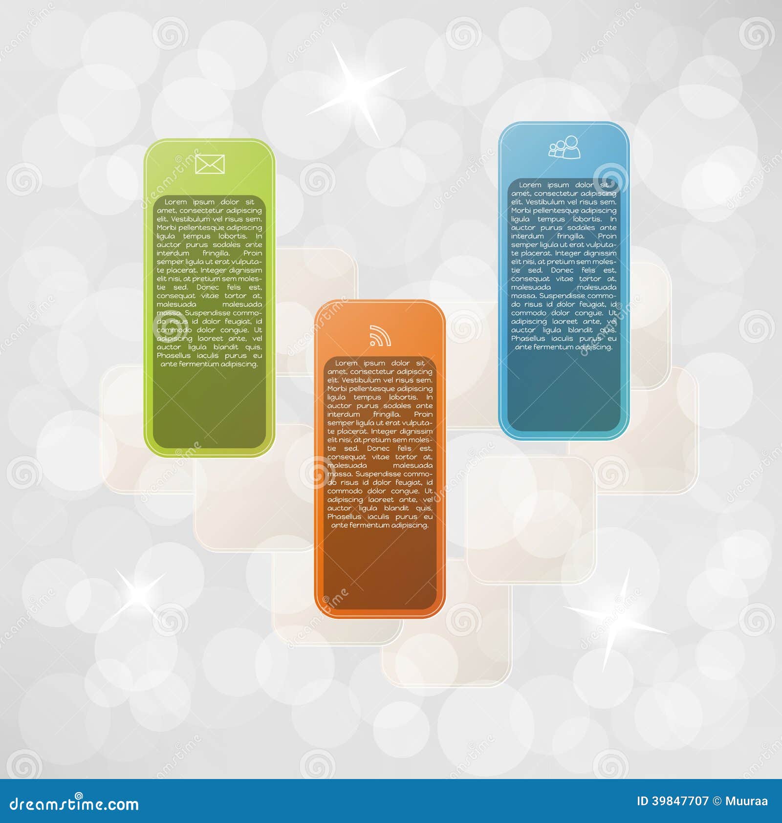 Infographic with fragments stock illustration. Illustration of abstract ...