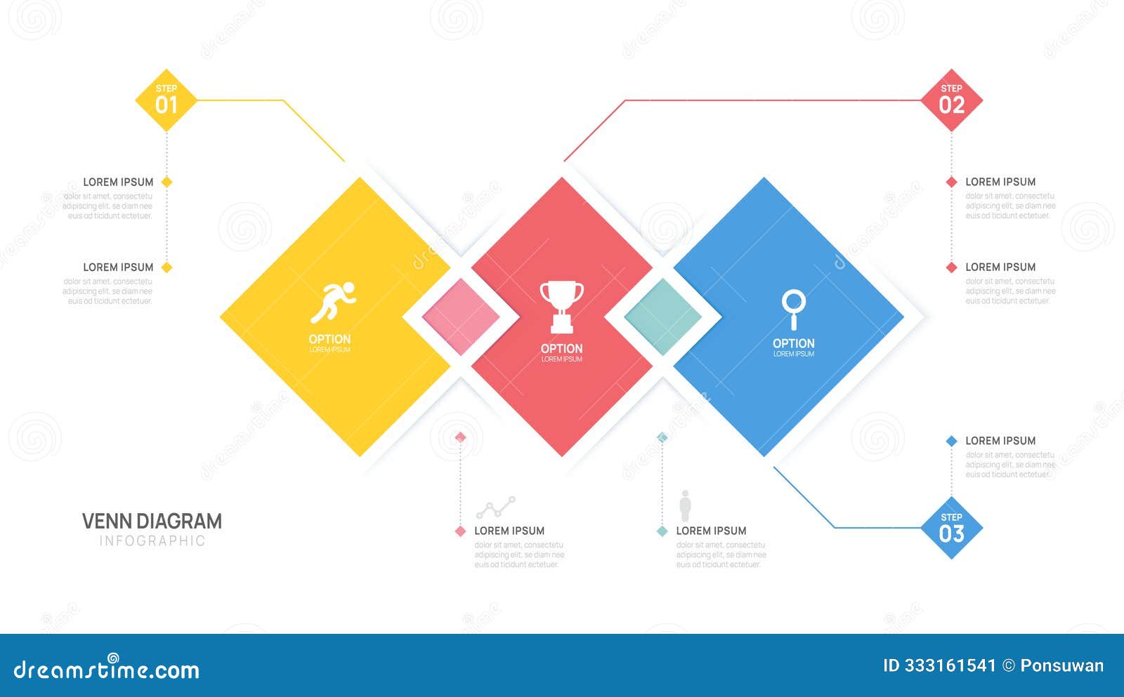 Infographic Geometric Venn Diagram Chart Template For Business Start Up ... Infographic Geometric Venn Diagram Chart Template For Business Start Up ...